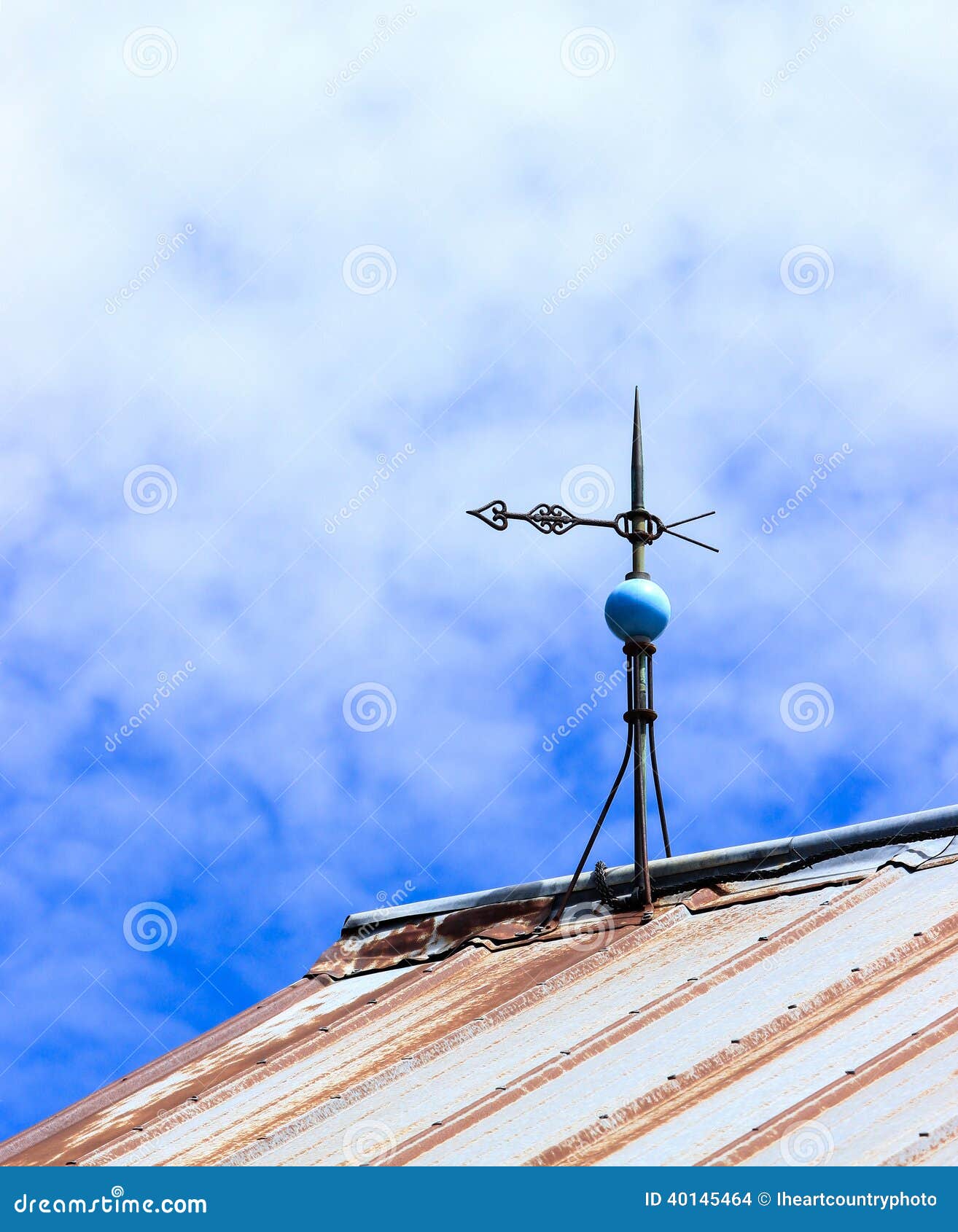 Antique Weather Vane stock photo. Image of glass, direction - 40145464