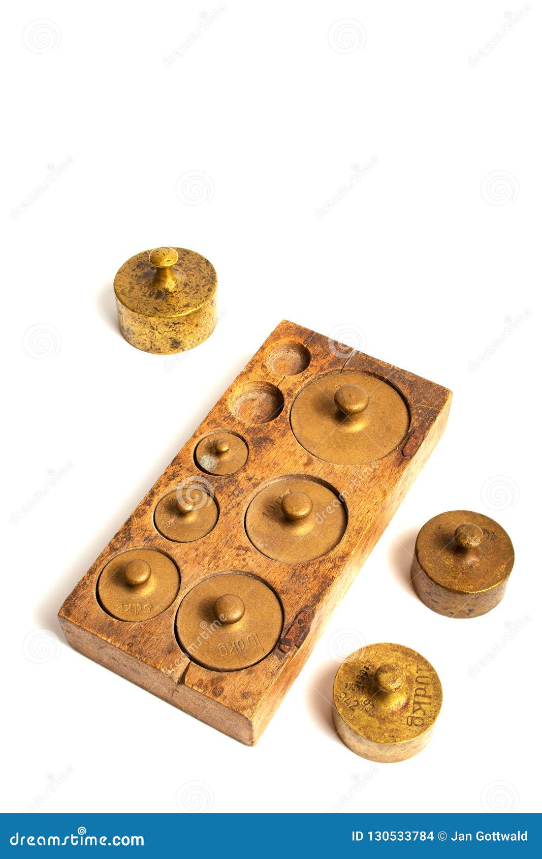 Antique weights stock photo. Image of retro, closeup - 130533784