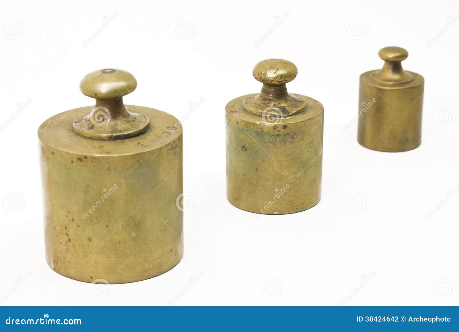 Antique weights stock photo. Image of rusty, three, measure - 30424642