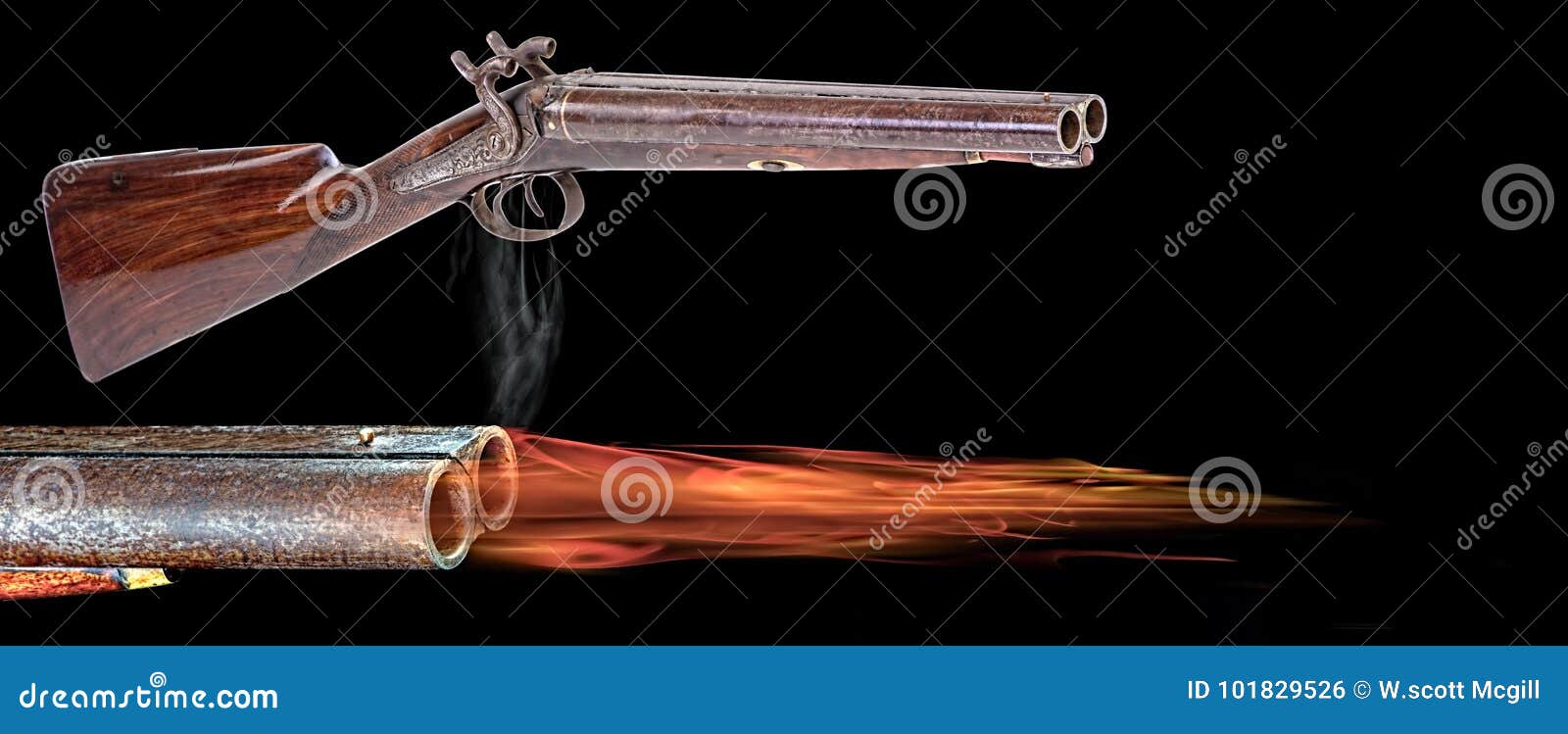 Sawed Off Over Under Shotgun