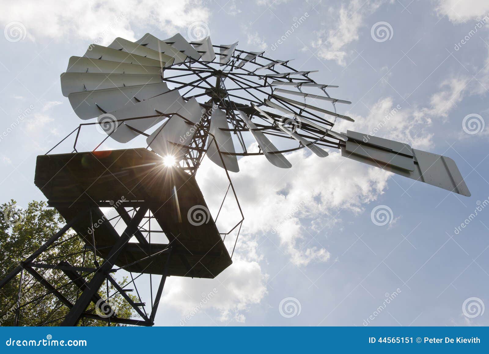 Antique windmill stock image. Image of clean, pump, metal - 44565151