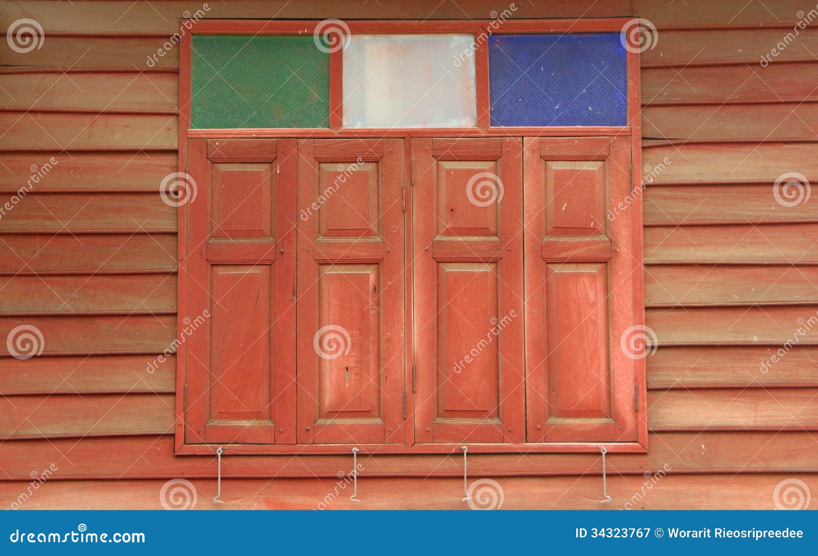 Antique window in Thailand stock image. Image of asia - 34323767