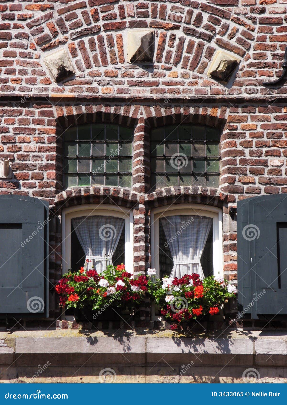 Antique windows stock image. Image of classic, house, architecture ...