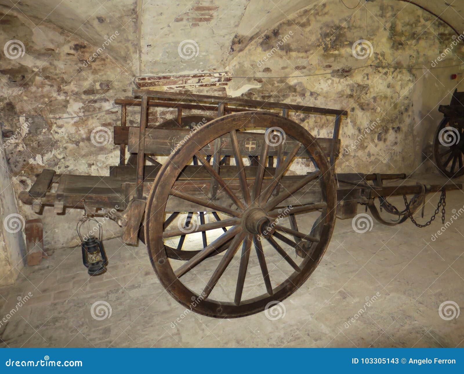 Antique Wood Carriage for daily and Working Use Editorial Stock Photo ...