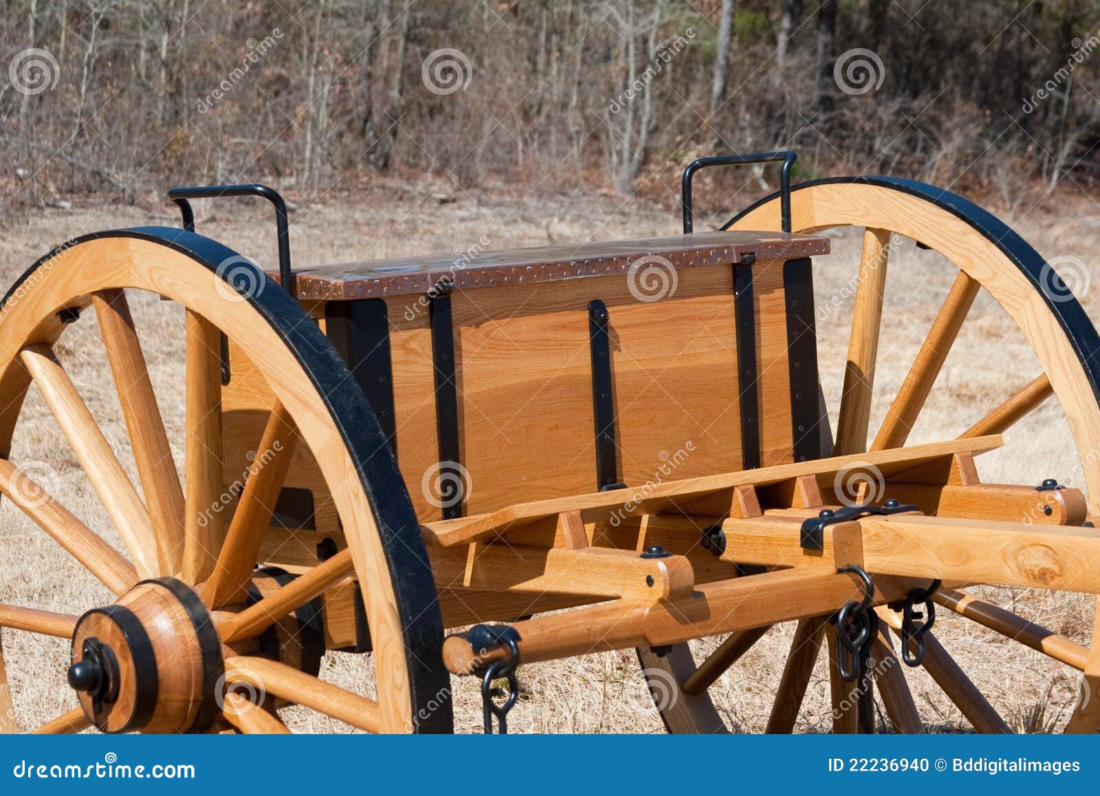 Antique Wooden Carriage stock photo. Image of history - 22236940