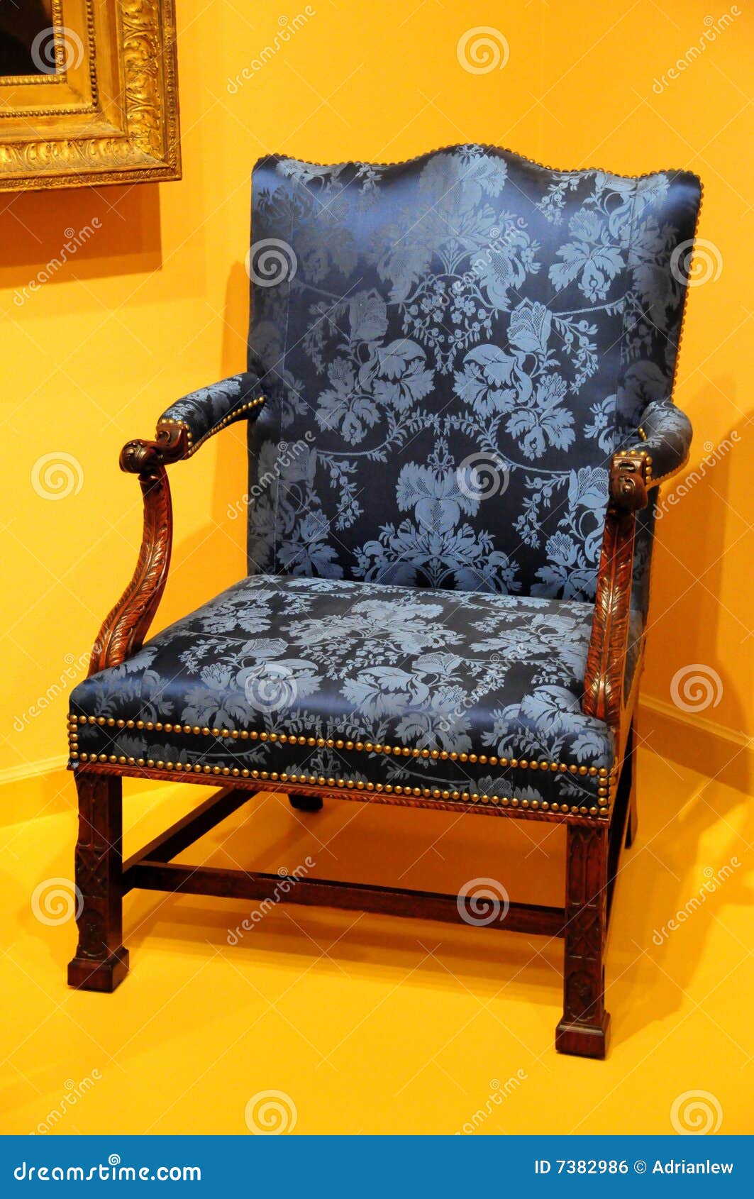 Antique wooden chair stock photo. Image of comfortable - 7382986