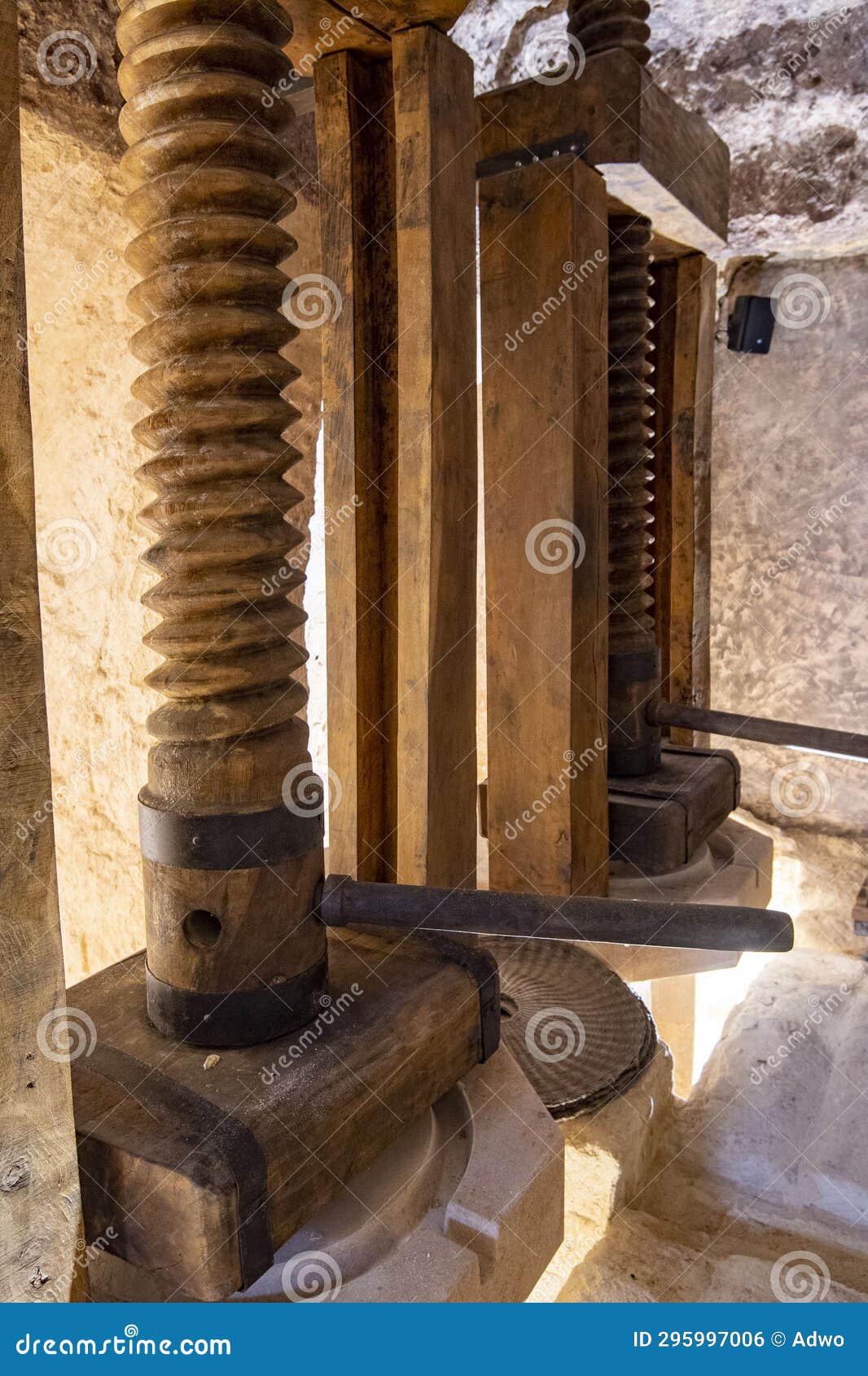 Olive Oil Press stock photo. Image of mill, antique - 295997006