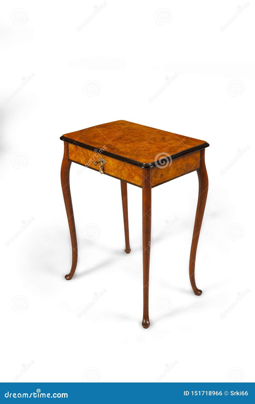 Antique wooden table stock photo. Image of craft, elegance - 151718966