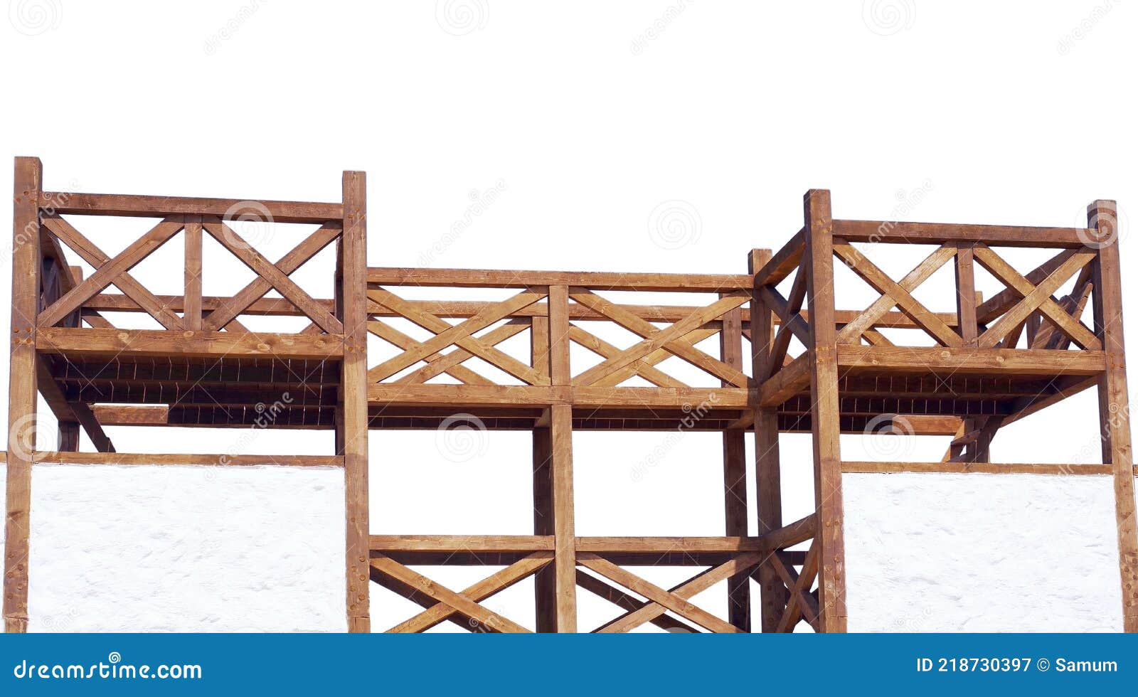 Wooden Watchtower In Grass Royalty-Free Stock Photography ...