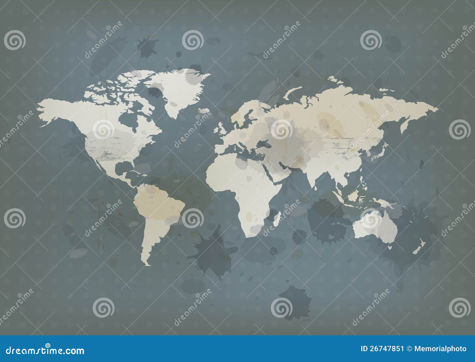 World Map Splatter Backgrounds Cartoon Vector | CartoonDealer.com #4105375