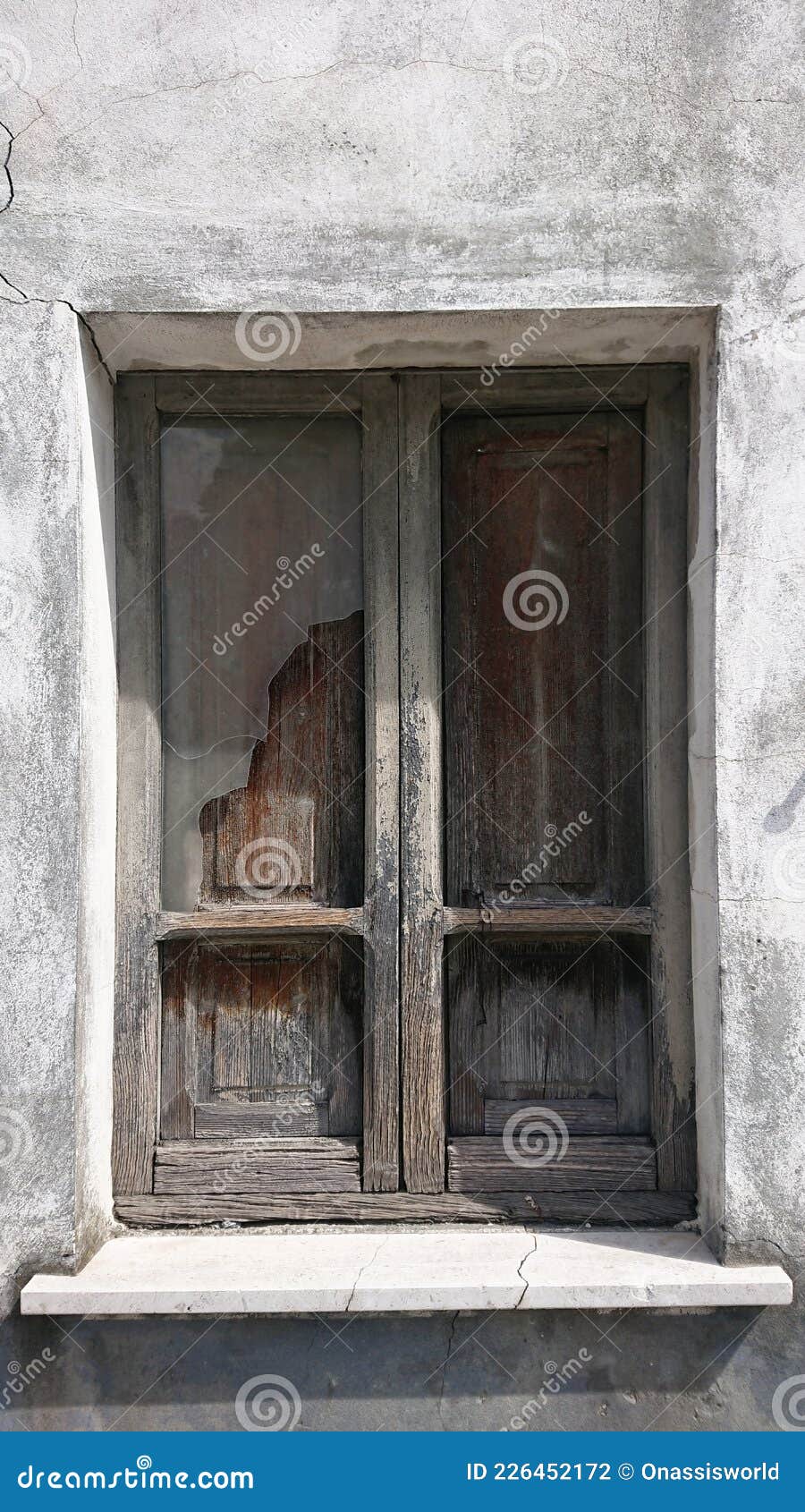Antique 80 Year Old House Window and Frame Stock Photo - Image of ...