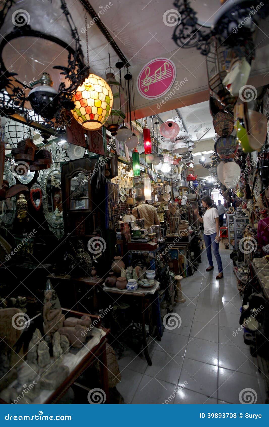 Antiques market editorial stock photo. Image of bazaar - 39893708