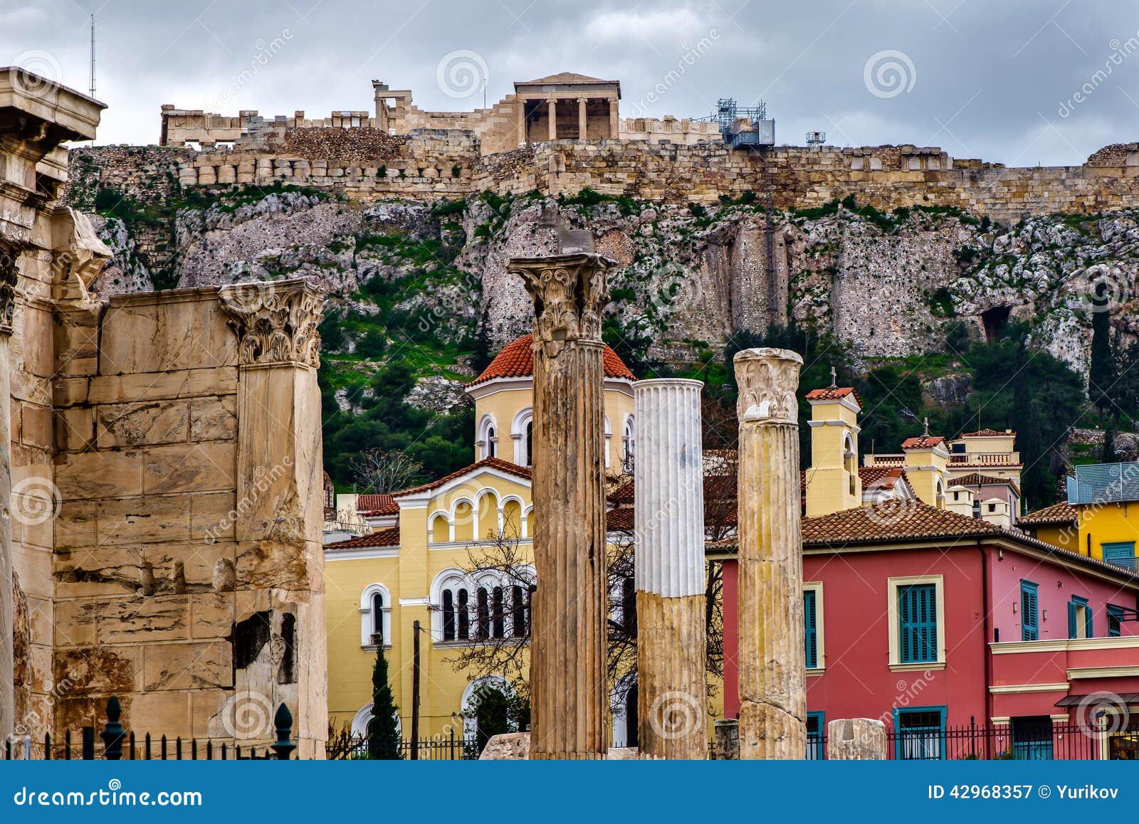 Antiquities of Athens stock image. Image of roof, history - 42968357