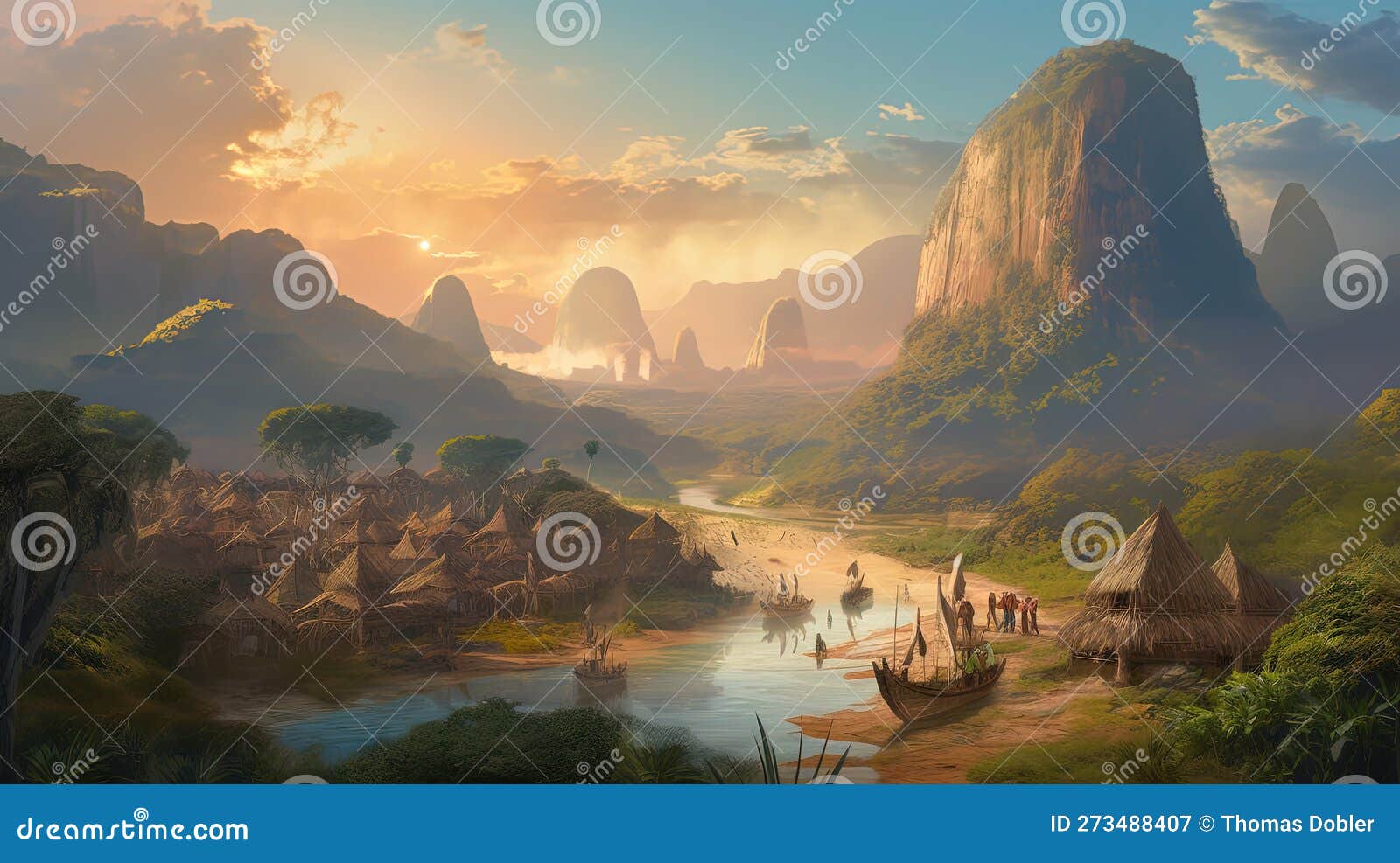 Antiquity Period in Brasil Artwork Stock Illustration - Illustration of ...