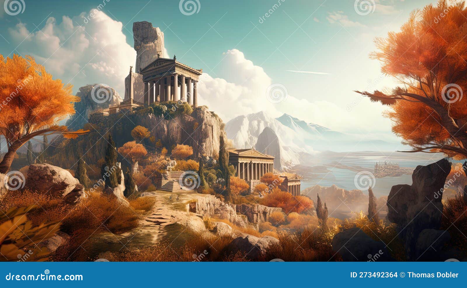 Antiquity Persion in Italy Artwork Stock Illustration - Illustration of ...