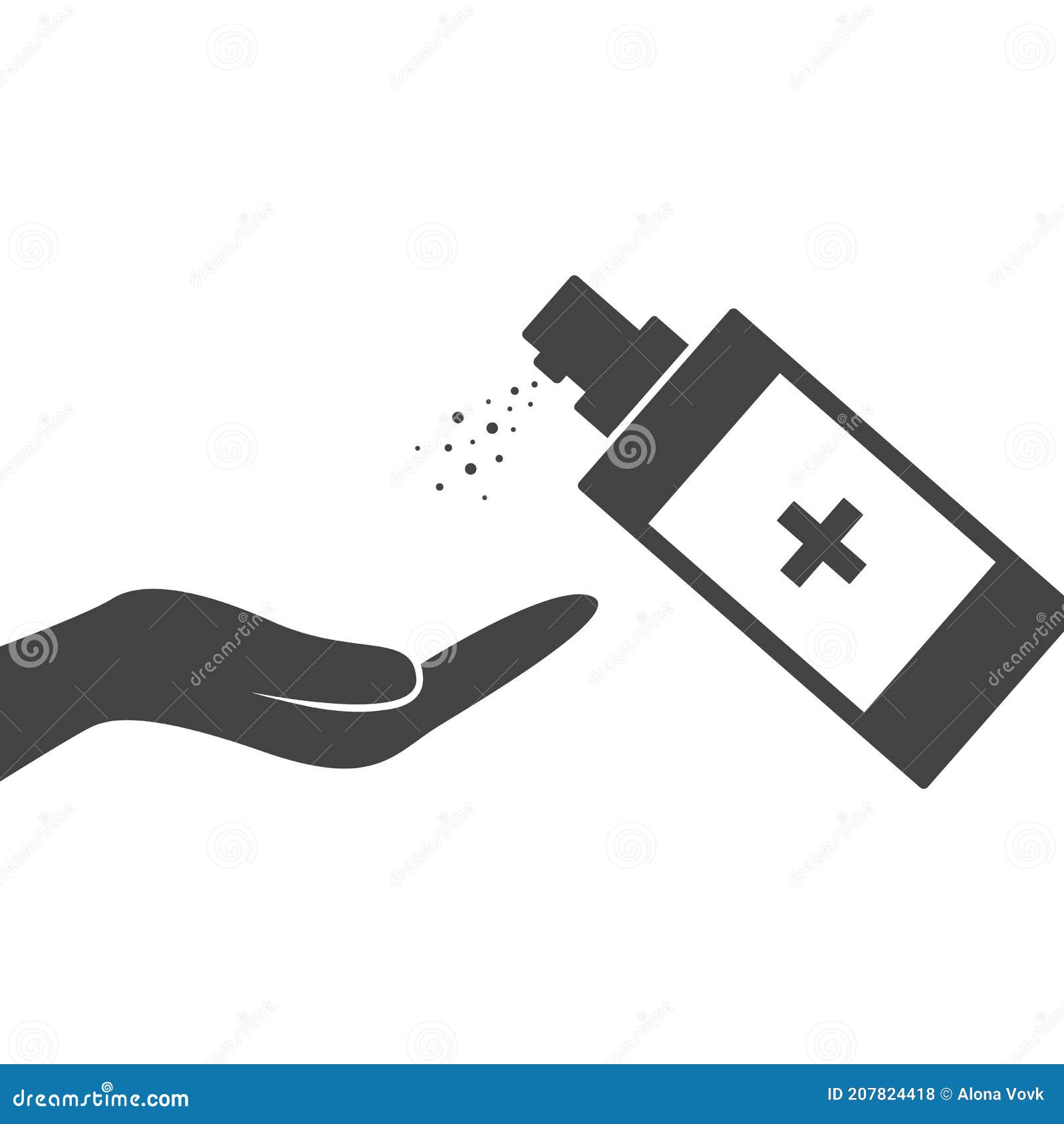 Antiseptic Disinfectant - Vector Stock Illustration Stock Illustration ...