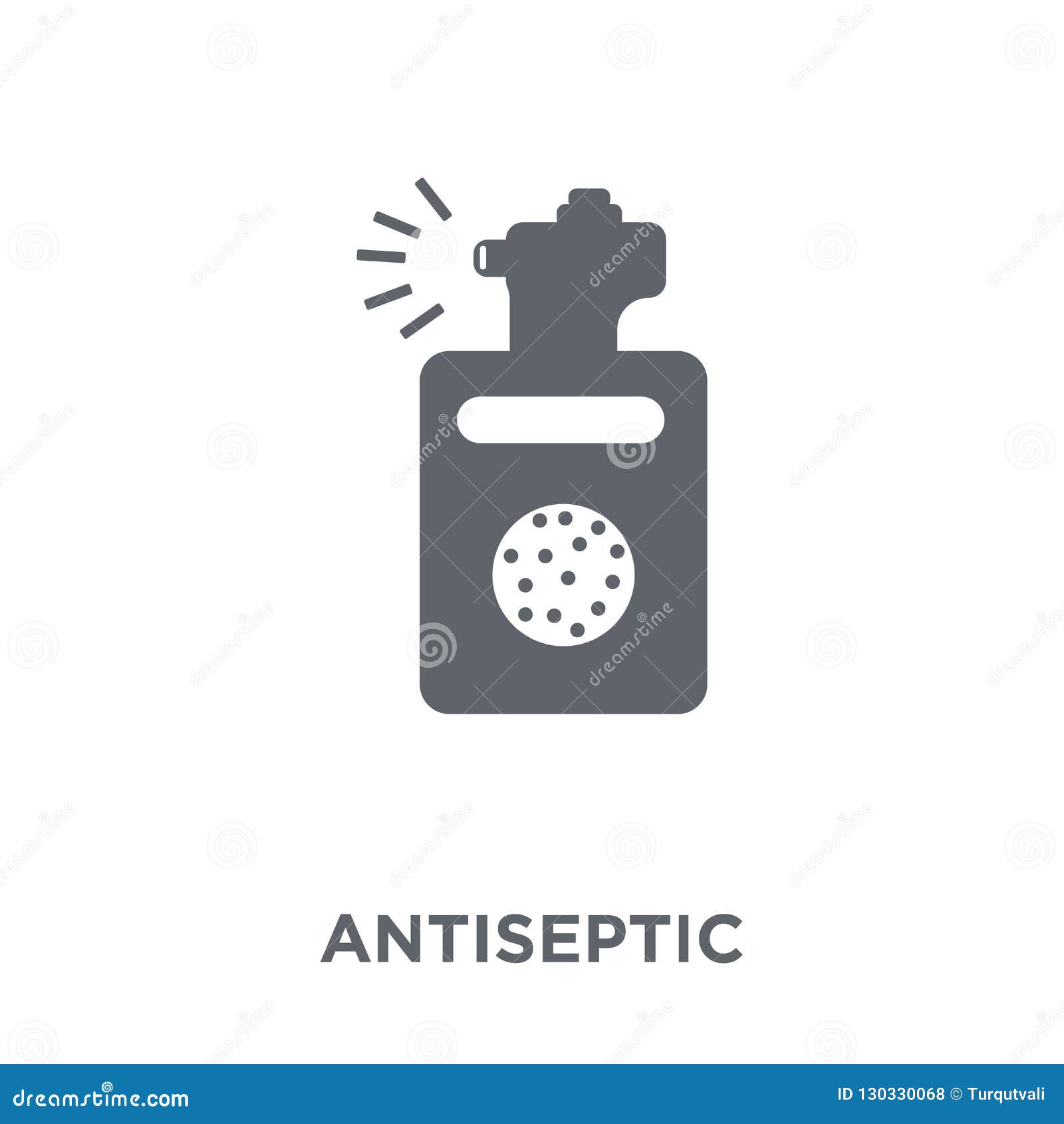 Antiseptic Icon from Collection. Stock Vector - Illustration of washing ...