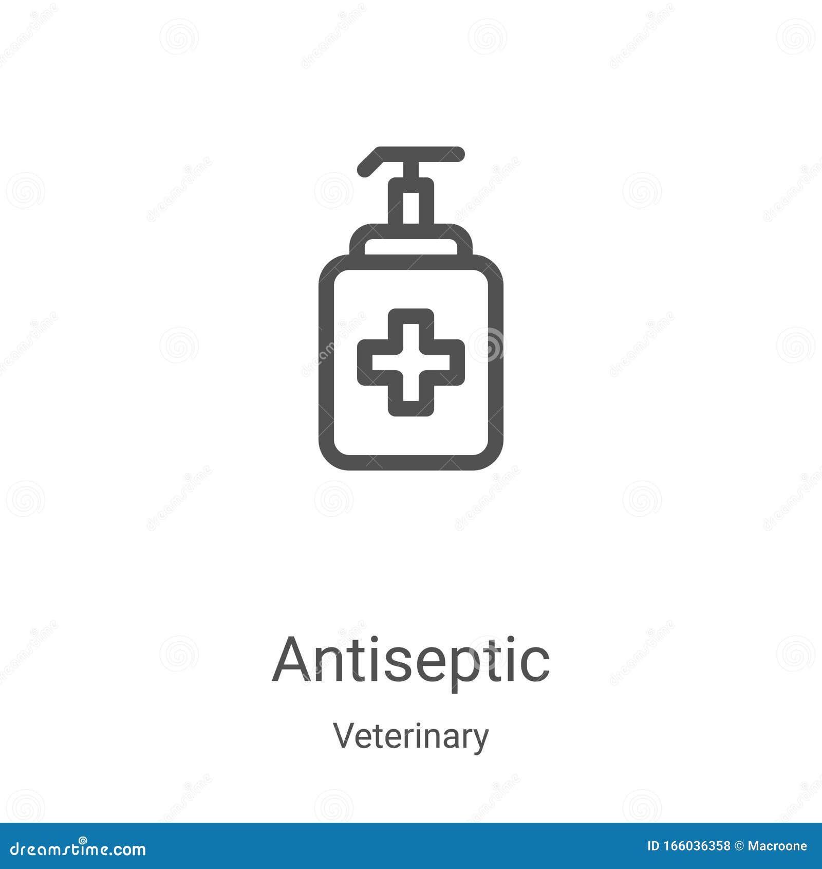 Antiseptic Icon Vector from Veterinary Collection. Thin Line Antiseptic ...