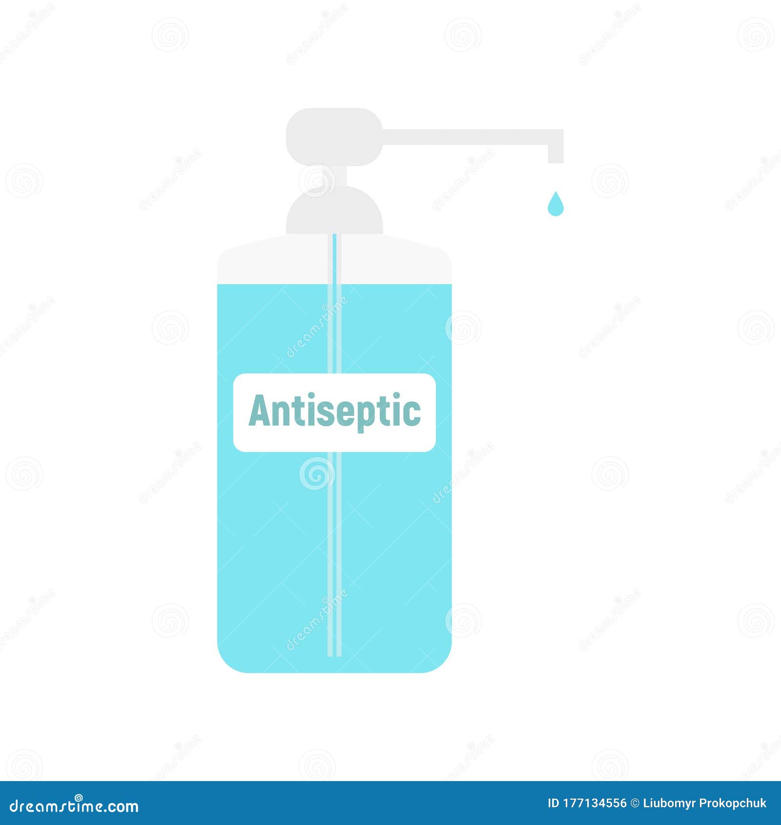 Antiseptic Vector Icon. Vector Icon Isolated on White Background ...
