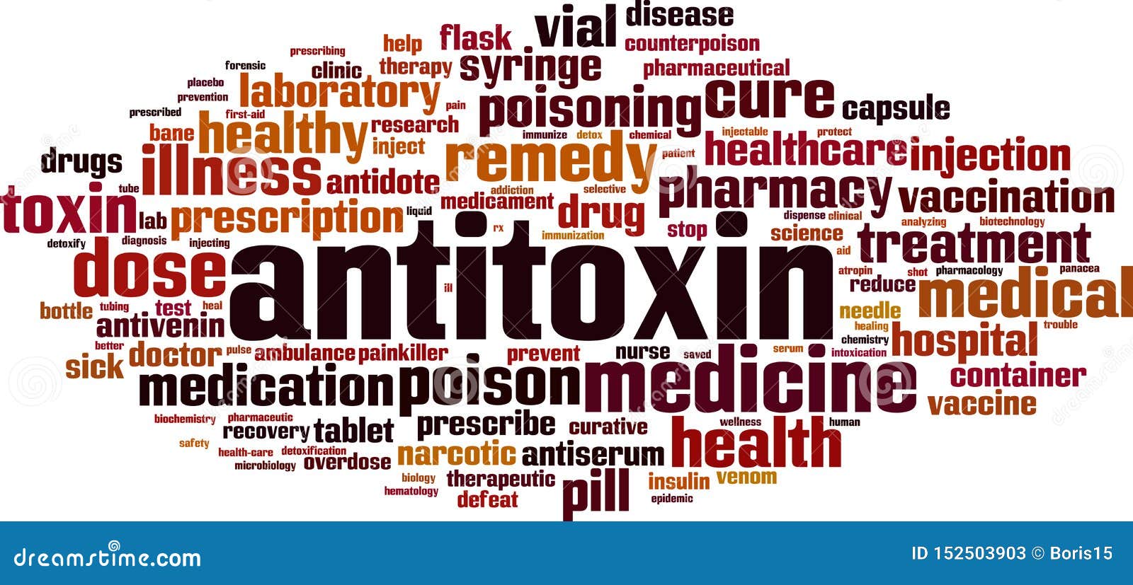 Antitoxin word cloud stock vector. Illustration of concept - 152503903