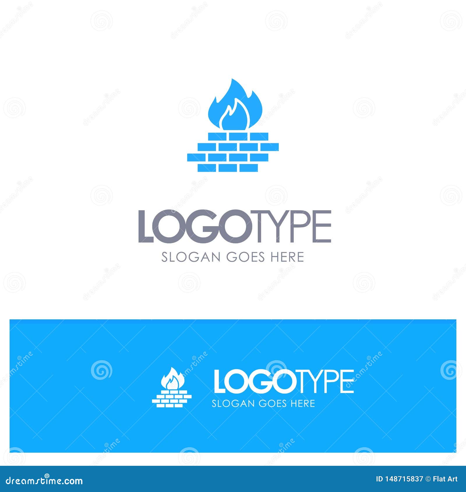 Antivirus, Computer, Firewall, Network, Security Blue Solid Logo with ...