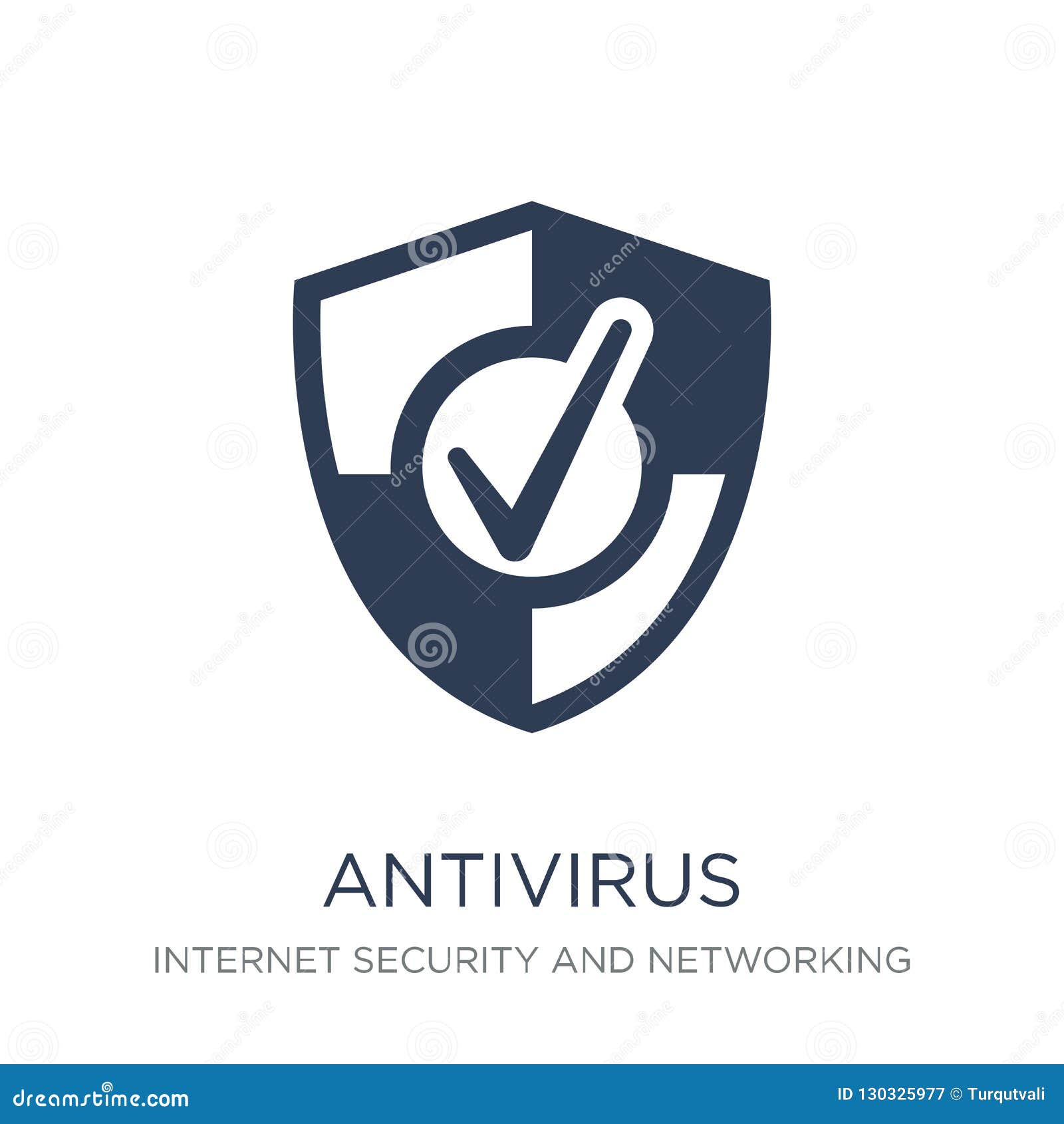 Antivirus Icon. Trendy Flat Vector Antivirus Icon on White Background ...