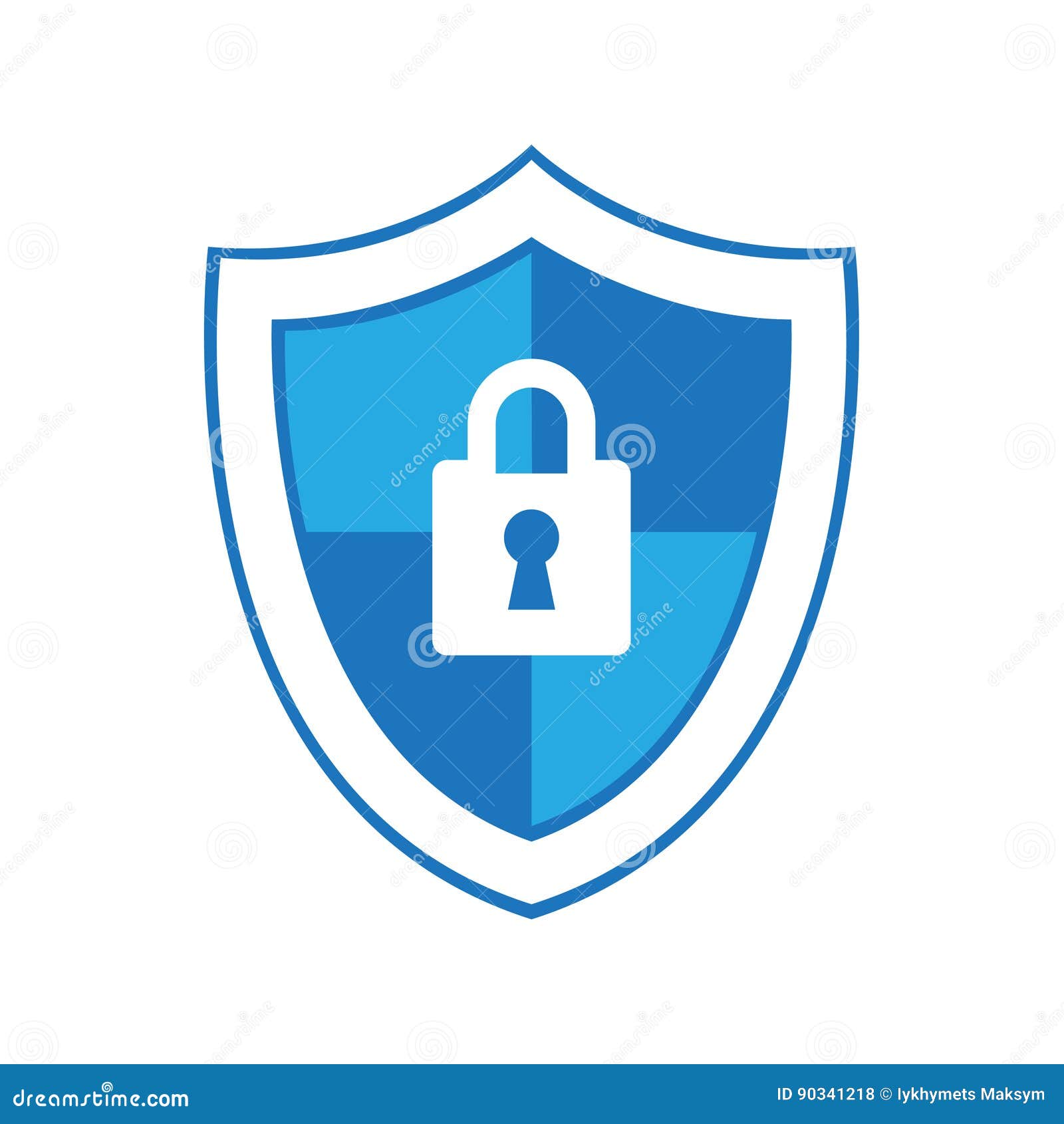 Antivirus icon stock illustration. Illustration of badge - 90341218