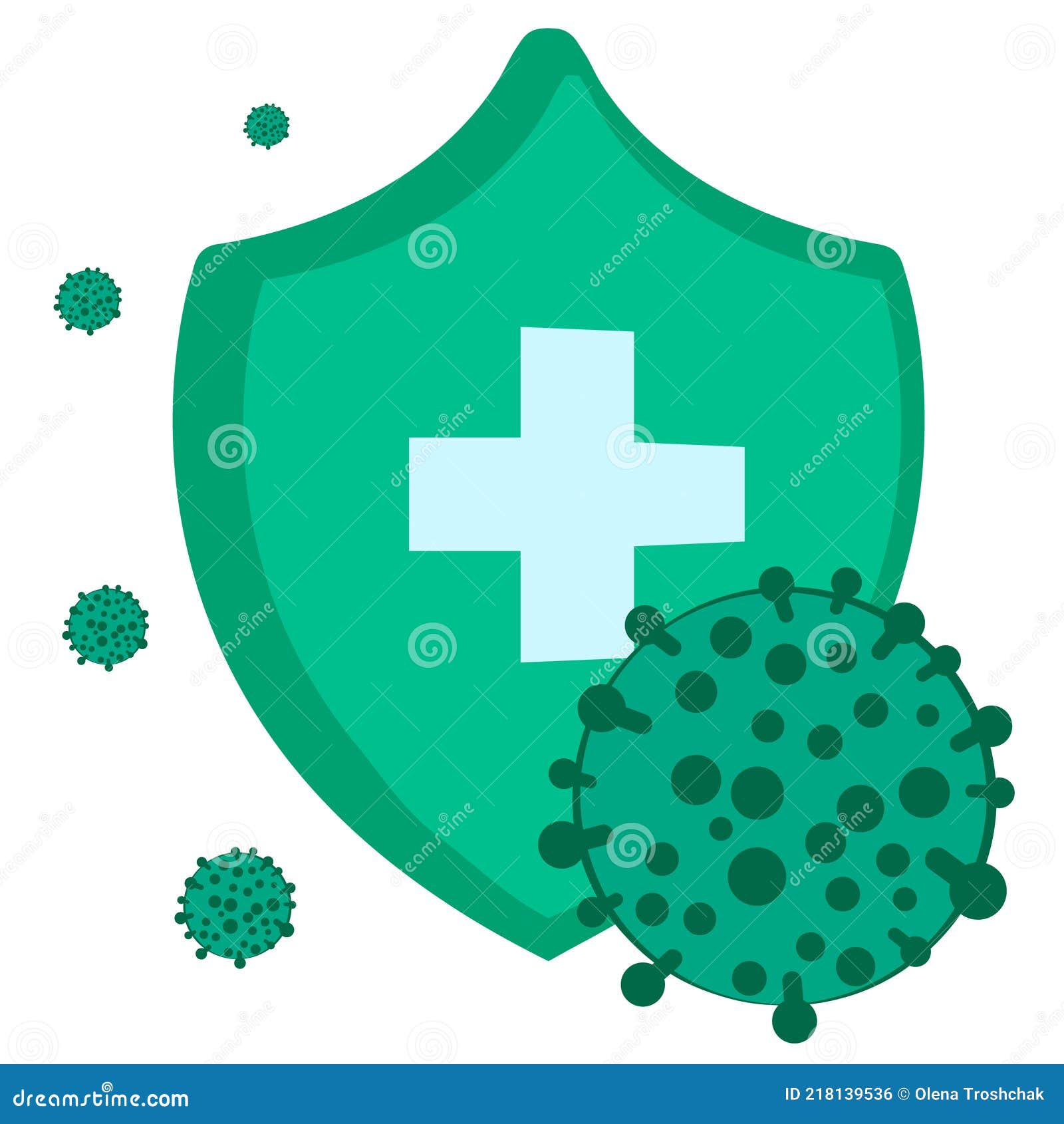 Antivirus Shield Sign Vector Illustration Stock Vector - Illustration ...
