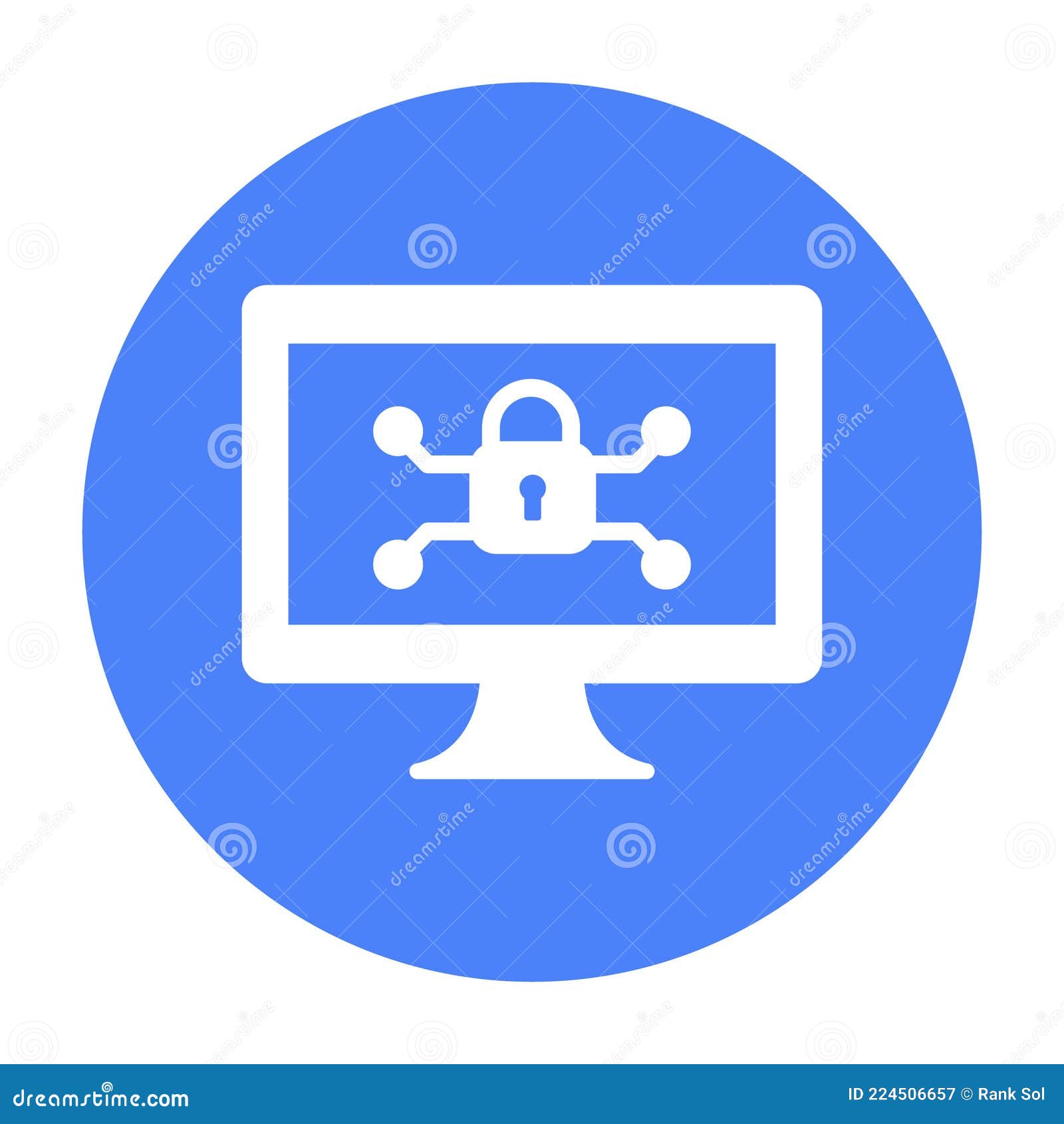 Antivirus Software Icon Which Can Easily Modify or Edit Stock Vector ...