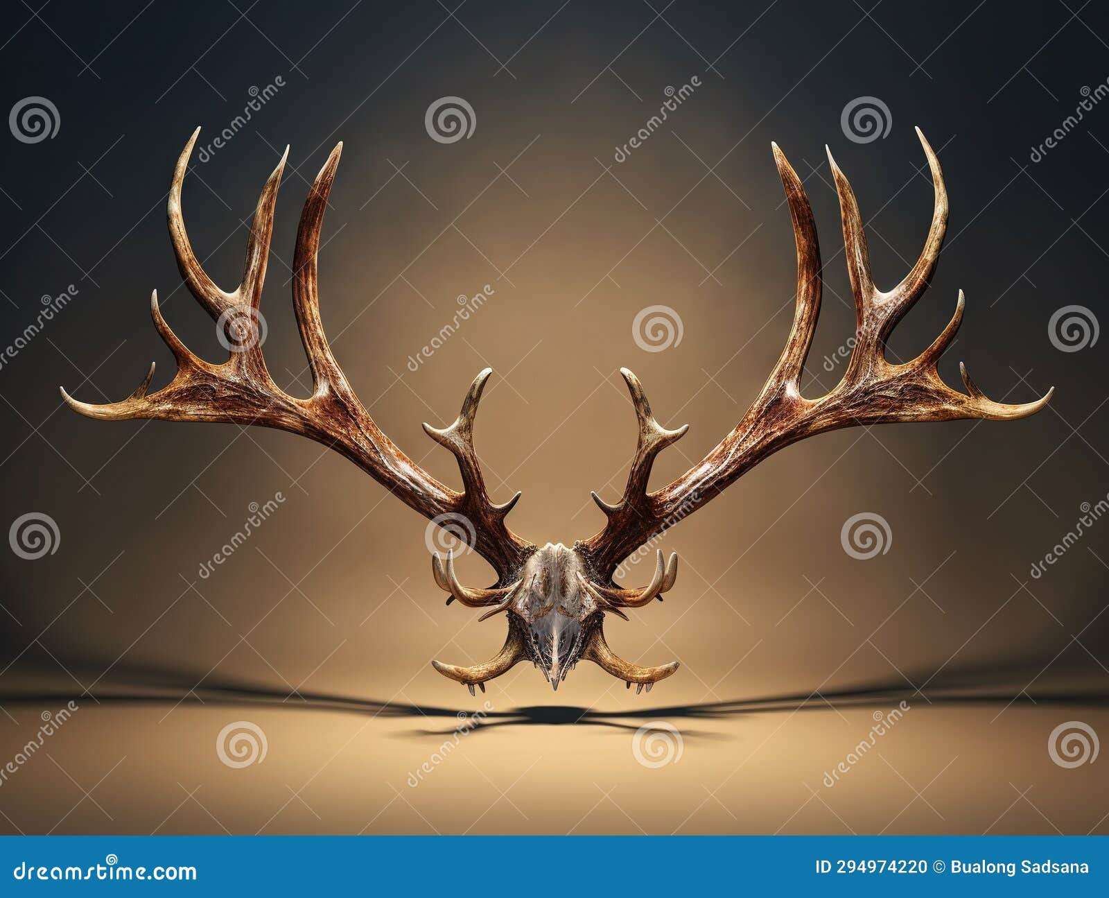 Antler Made with Generative AI Illustration Stock Illustration ...