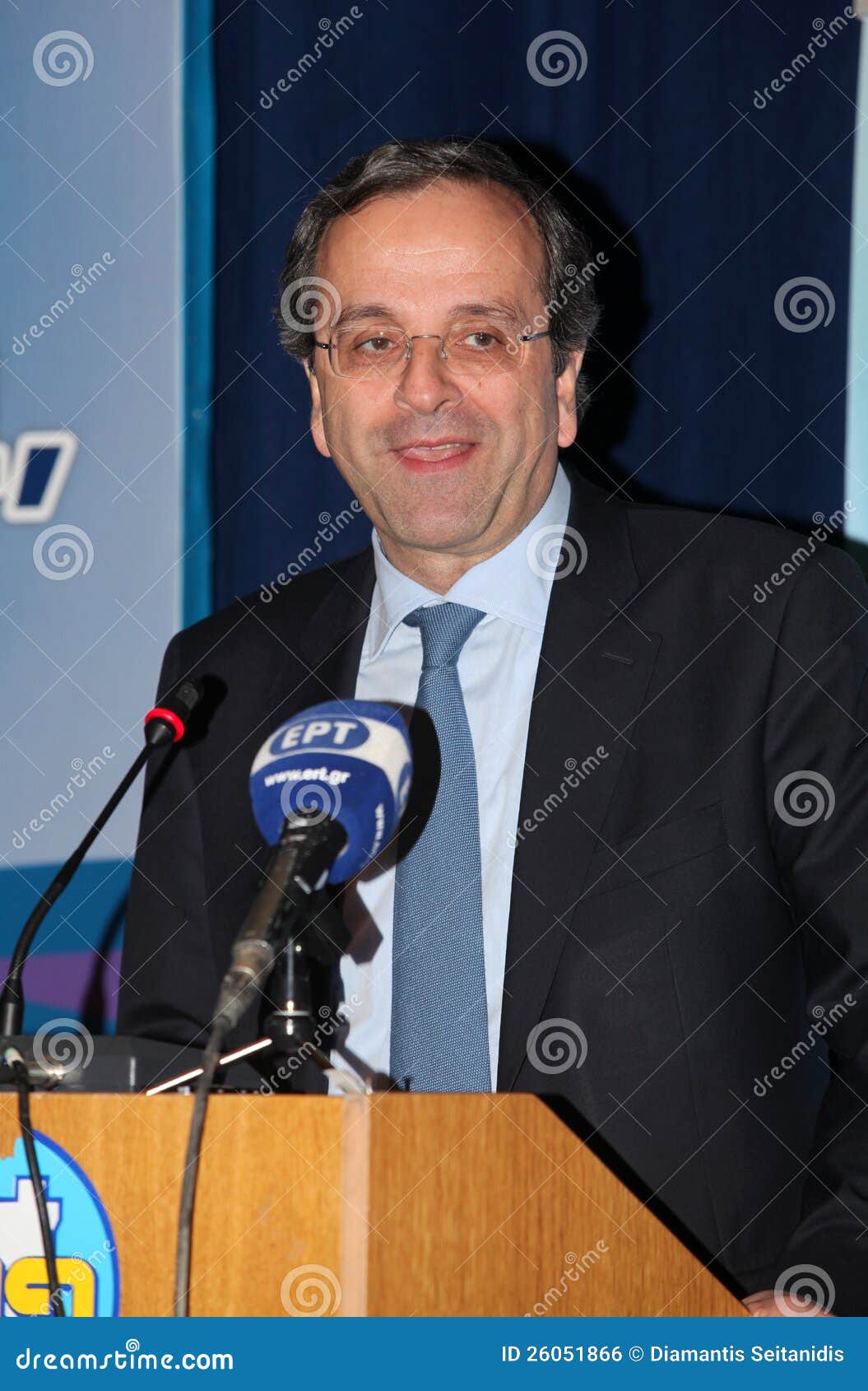 Antonis Samaras editorial photo. Image of chairman, democracy - 26051866