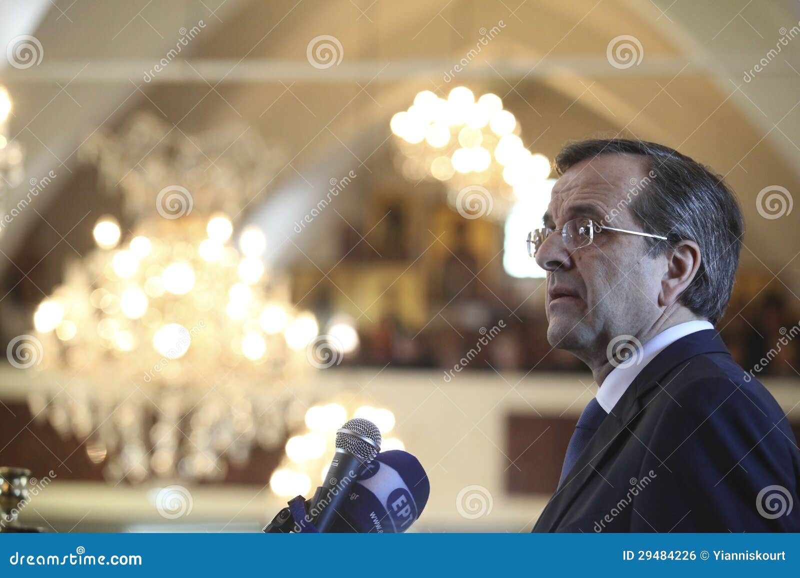Antonis Samaras editorial photo. Image of prime, crisis - 29484226