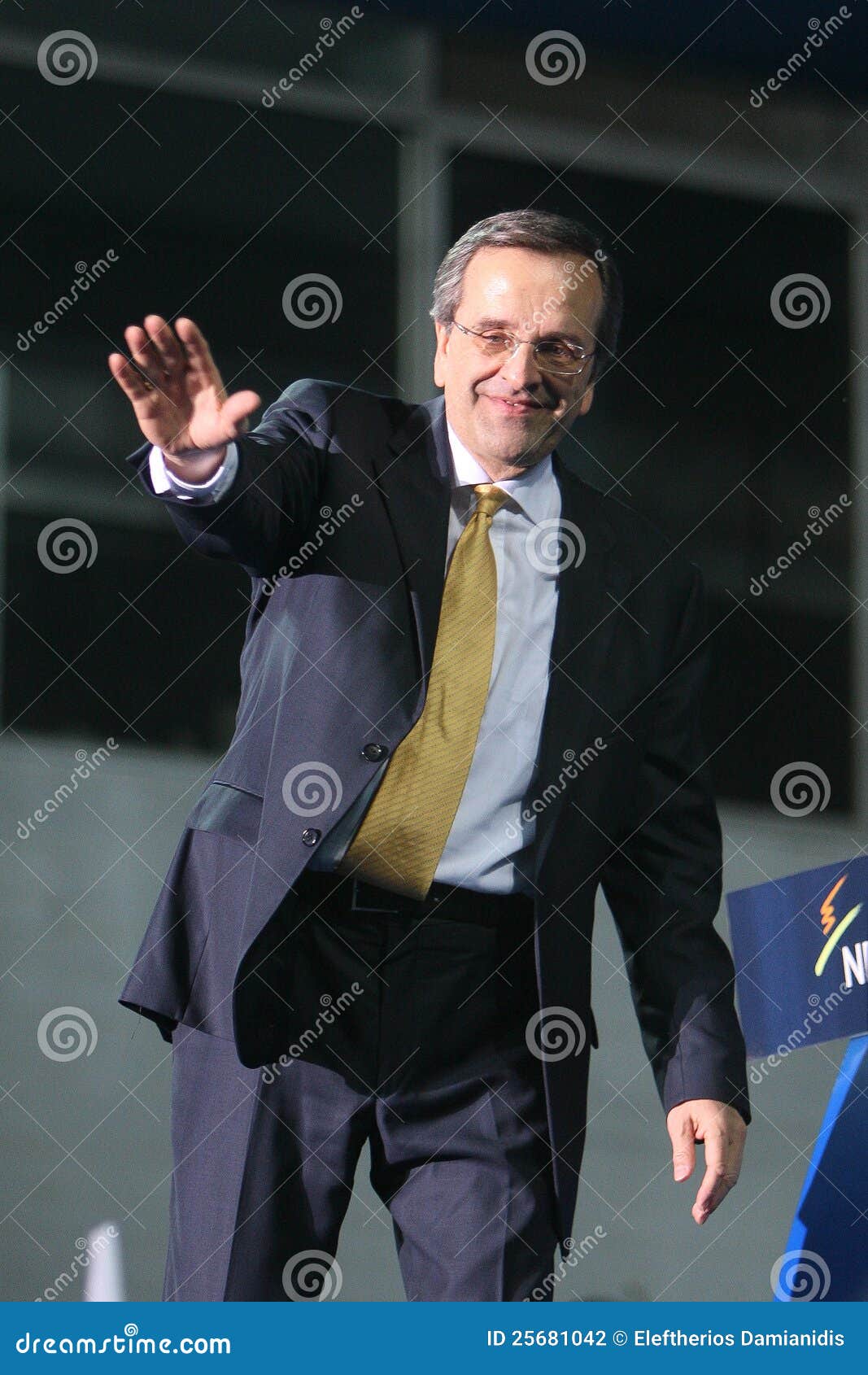 Antonis Samaras Greek Primeminister Editorial Photography - Image of ...