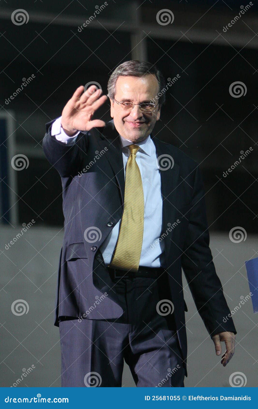 Antonis Samaras Greek Primeminister Editorial Image - Image of greece ...