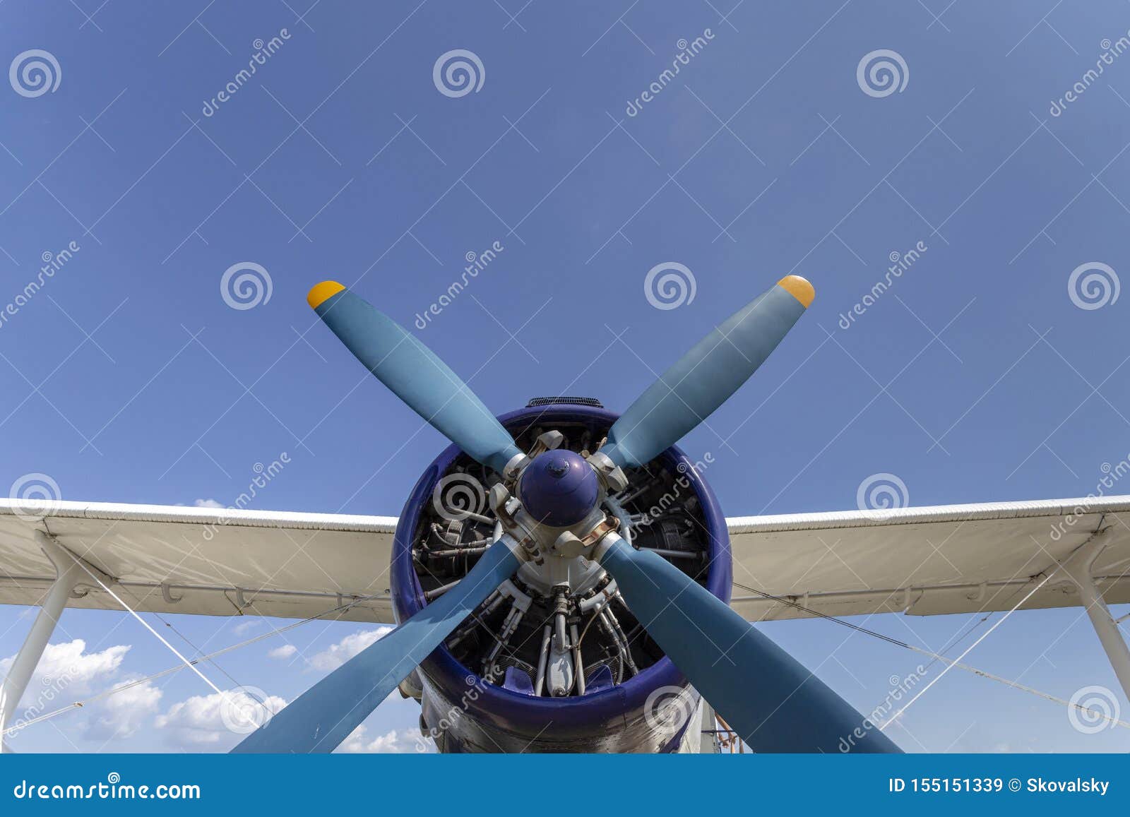 Antonov an-2 Biplane Propeller Airplane in the Aeropark, Budapest ...