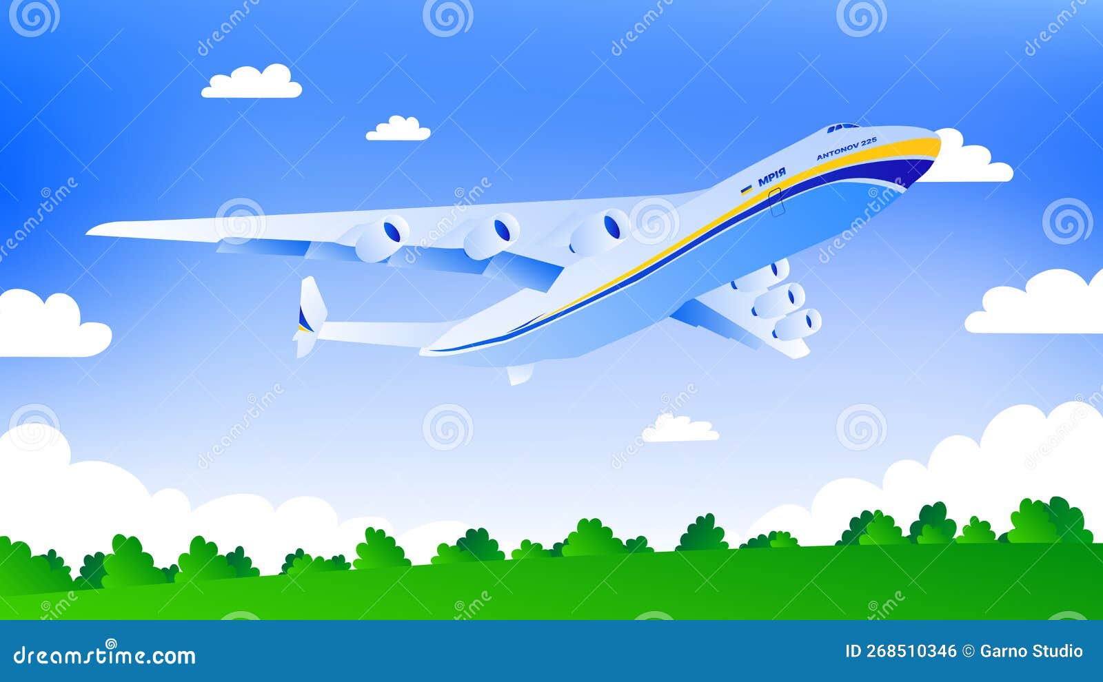 The Plane Mriya Antonov 225 AN-225 Mriya, The Biggest Airplane In The ...