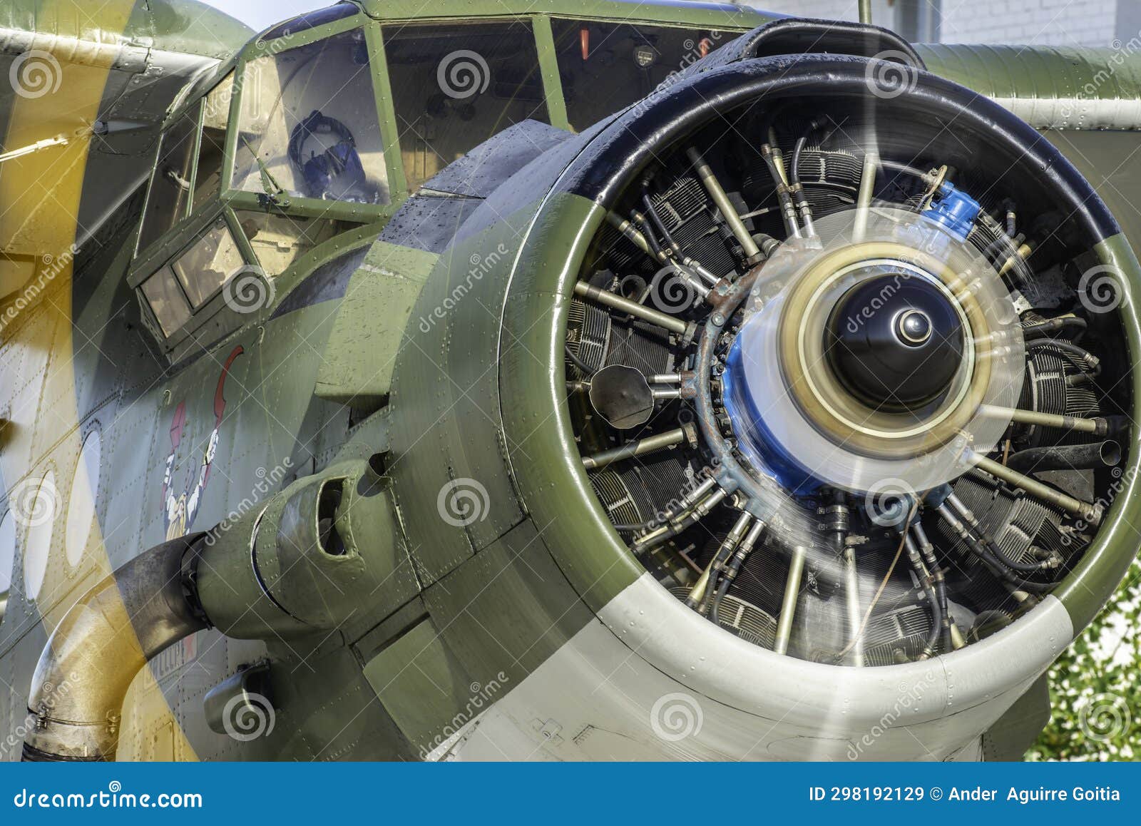 Antonov AN2 editorial stock image. Image of turbine - 298192129