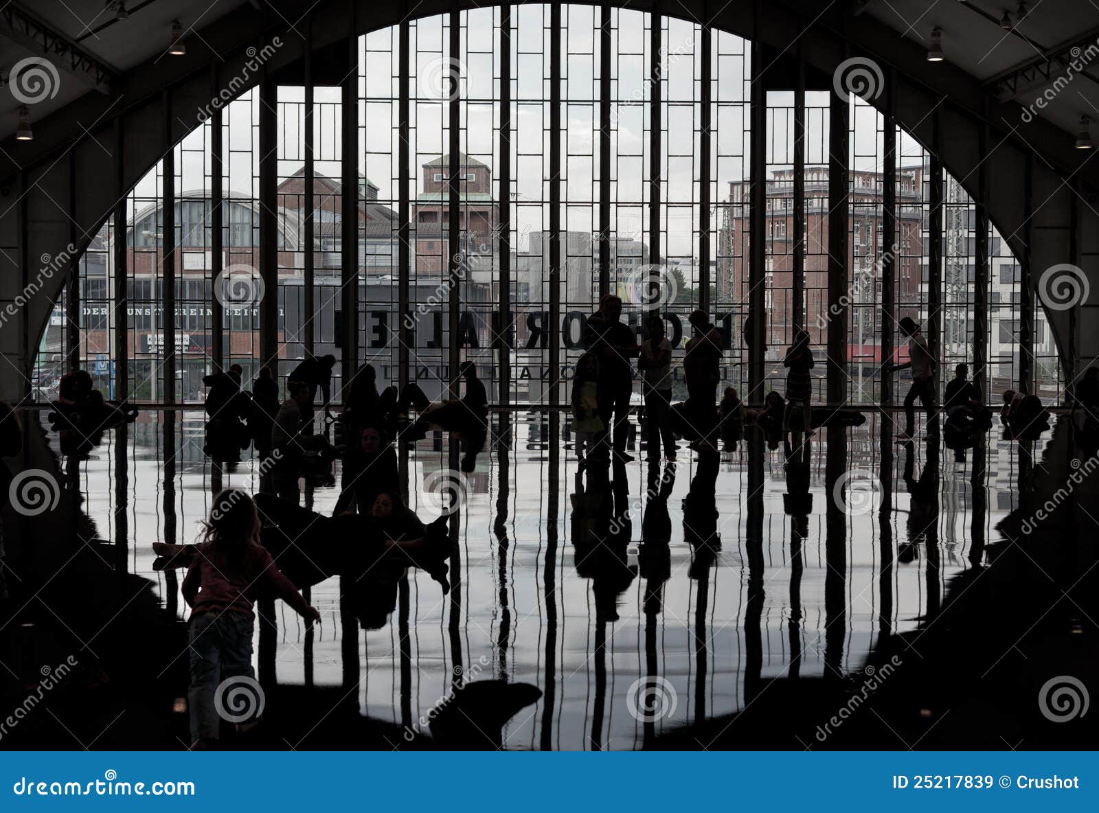 Antony Gormley Horizon Field Hamburg Editorial Photo | CartoonDealer ...