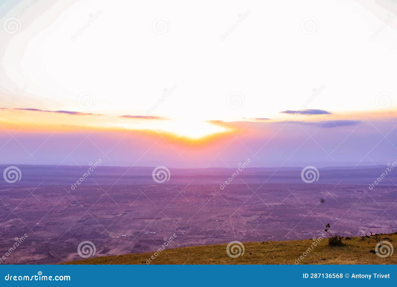Sunset Sunrise Kenyan Landscape Ngong Hills Forest Recreational Picnic ...