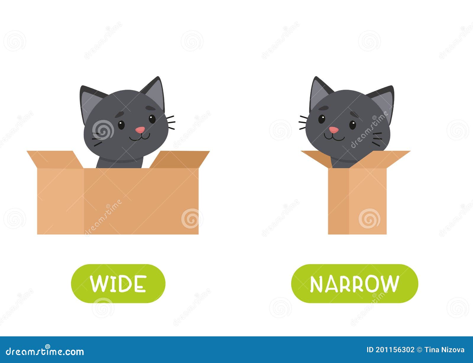 Wide And Narrow Clipart