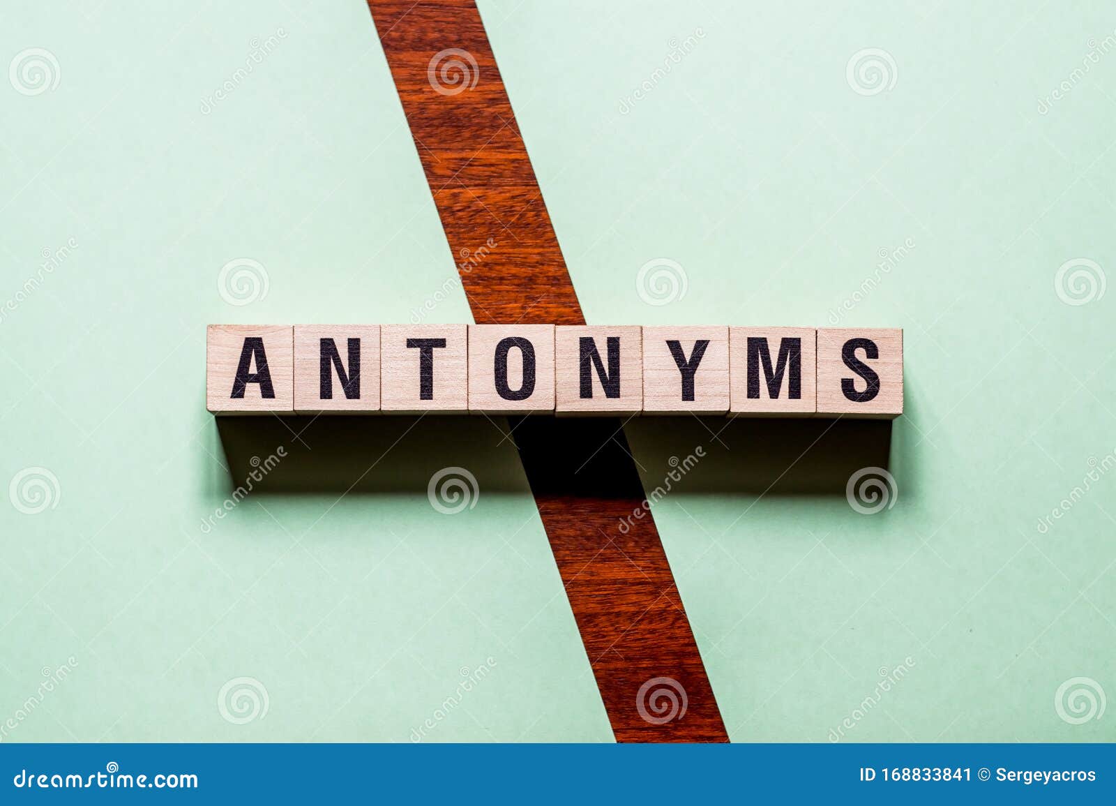 Antonyms Word Concept on Cubes Stock Image - Image of abstract ...