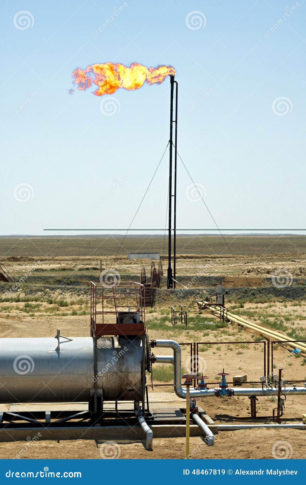 Antorcha del gas imagen de archivo. Imagen de fuego, anaranjado - 48467819