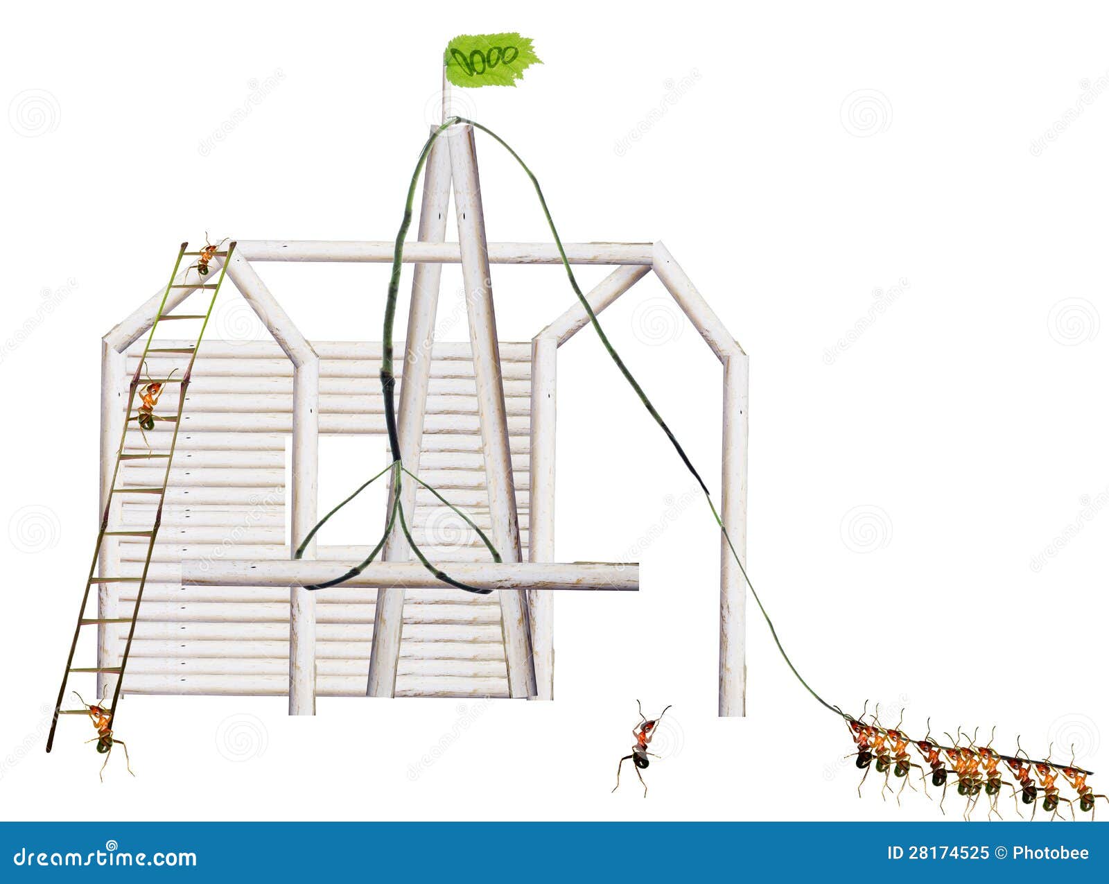Ants build houses stock image. Image of interesting, original - 28174525