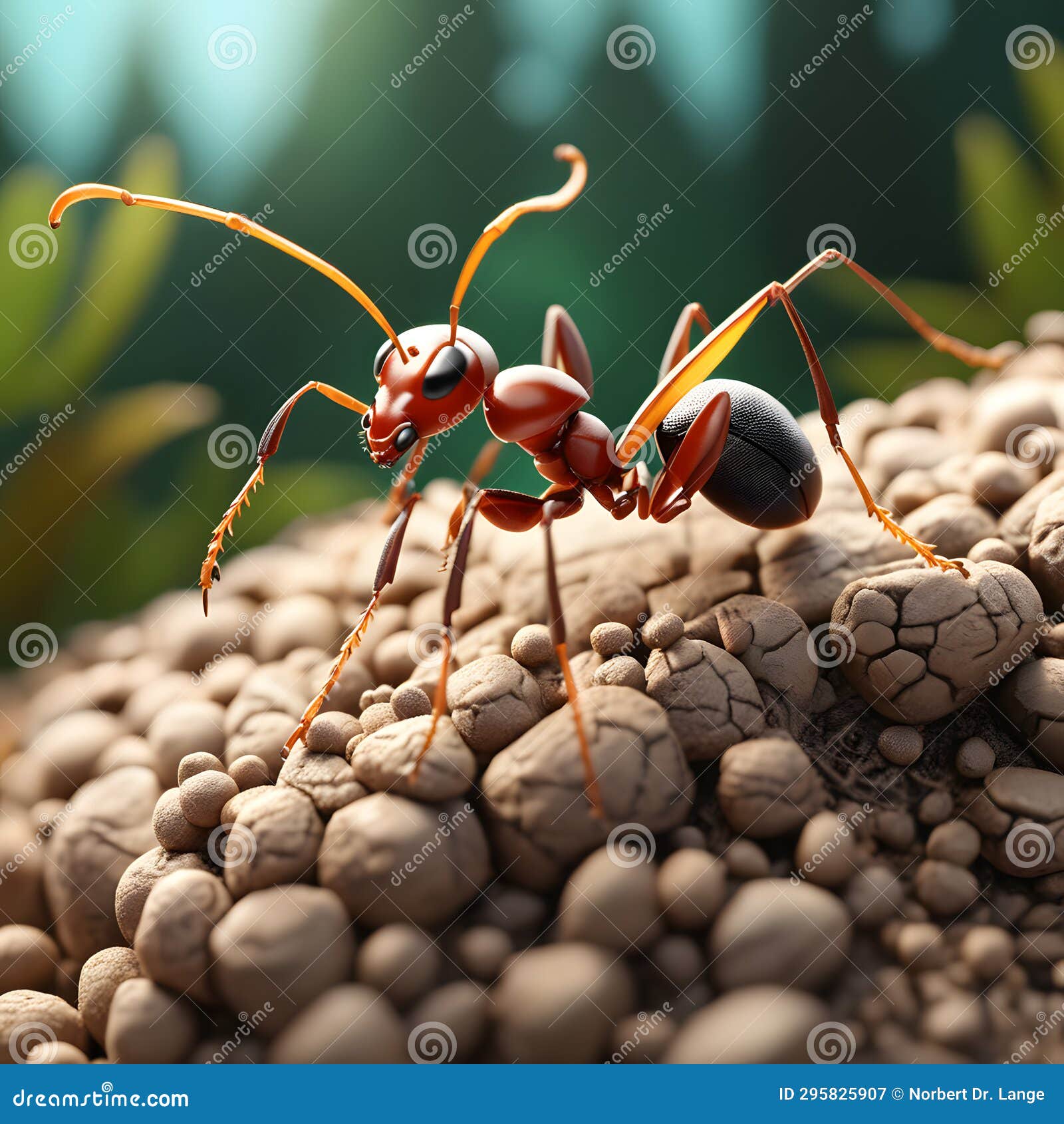 Ants In Forest, AI-Generatet Royalty-Free Stock Photography ...