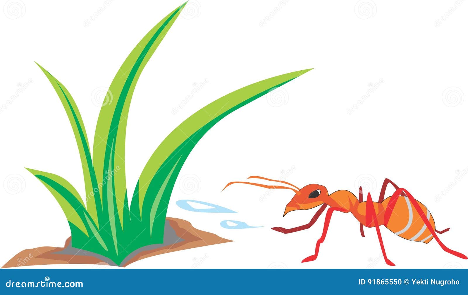 Ants Are Diligent Stock Photo | CartoonDealer.com #91865550