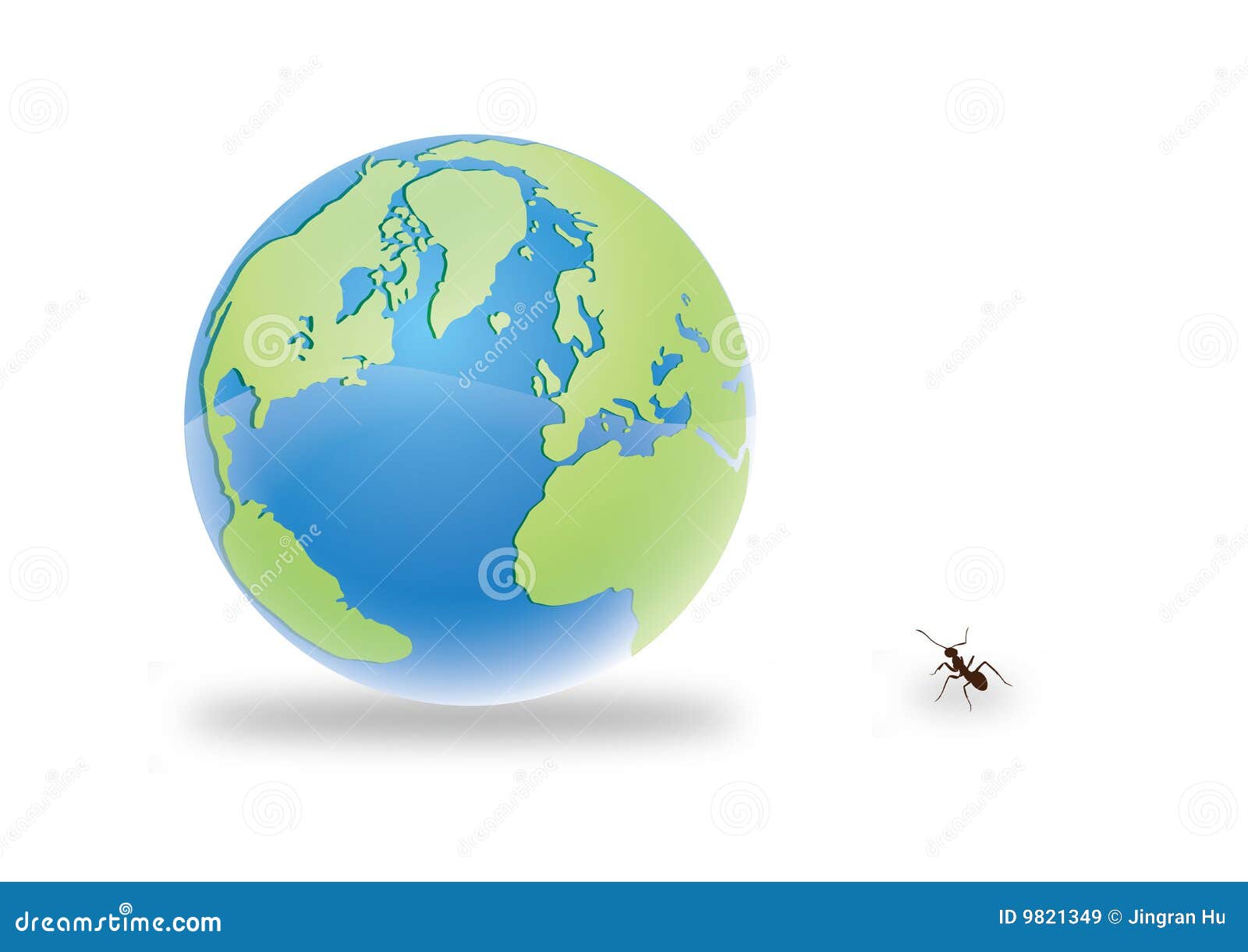 Ants and earth stock vector. Illustration of affiliation - 9821349