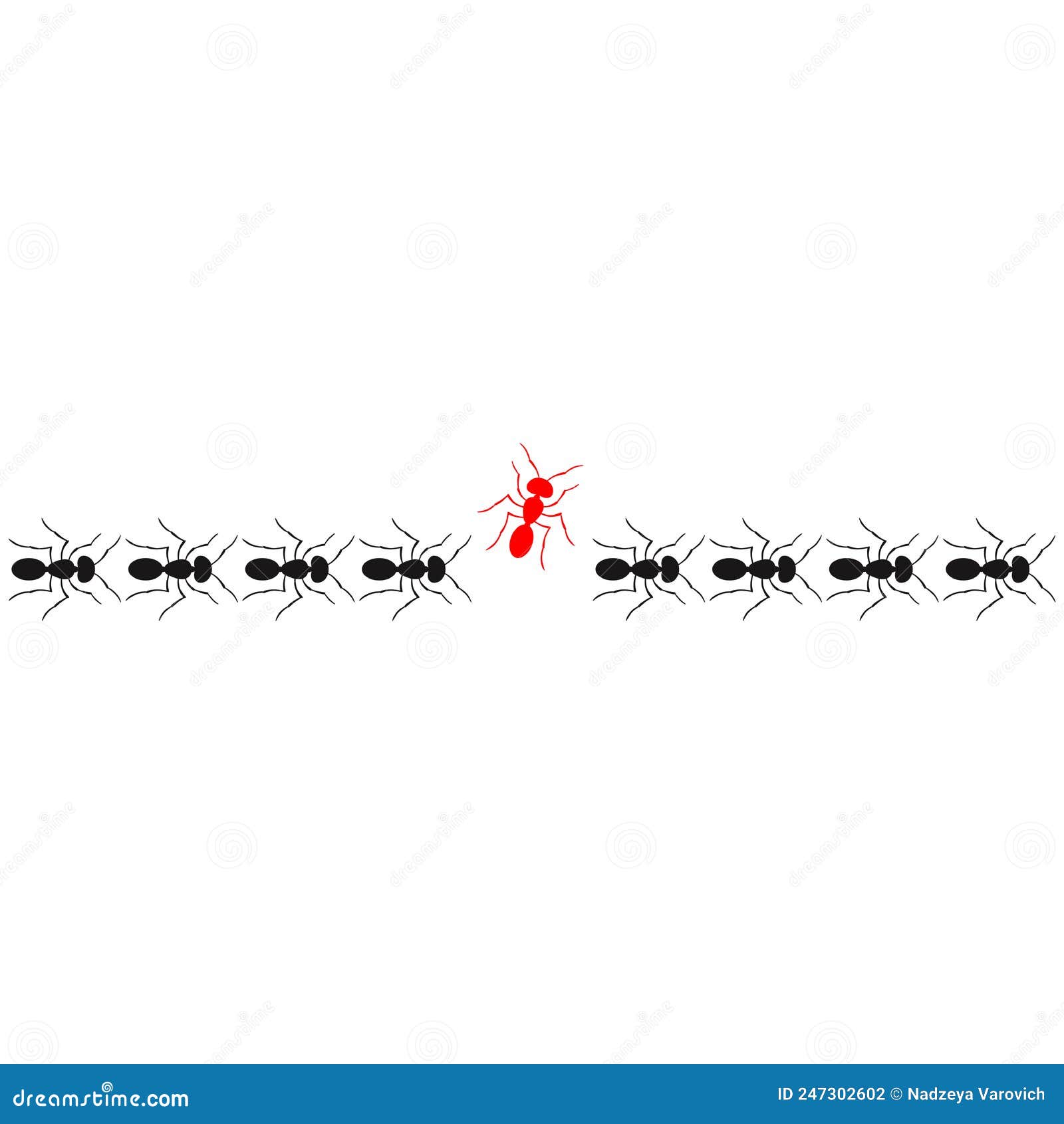 Be Different. Unique In A Group Of Many. Symbol Of Particularity ...