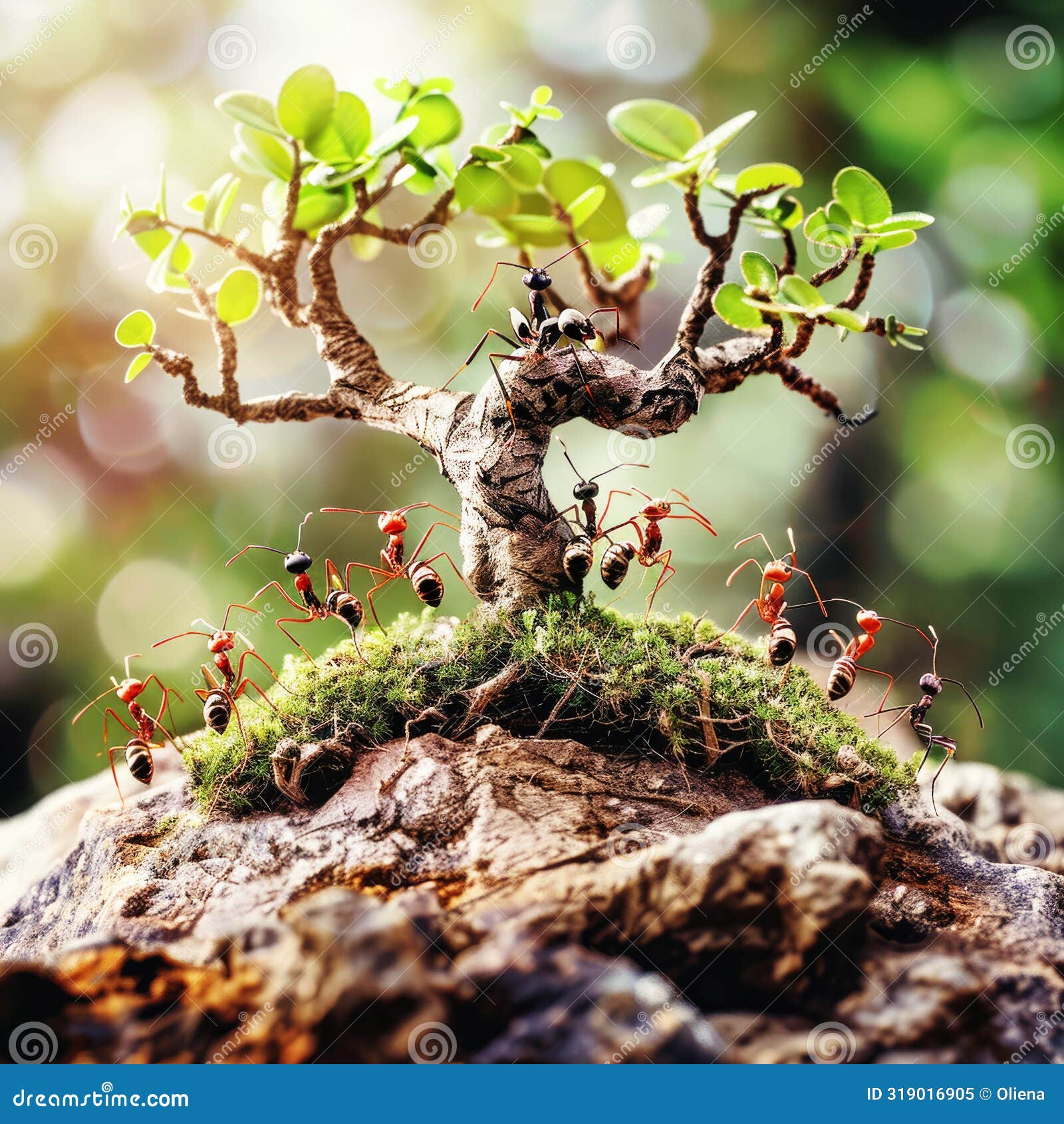 Ants Work Life Balance Concept AI Generated Illustration Stock ...