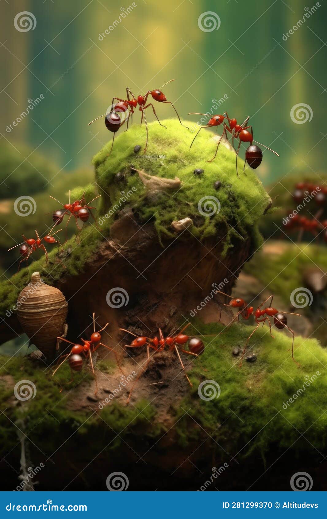 Ants Working Together To Carry Heavy Load Stock Photo - Image of unity ...