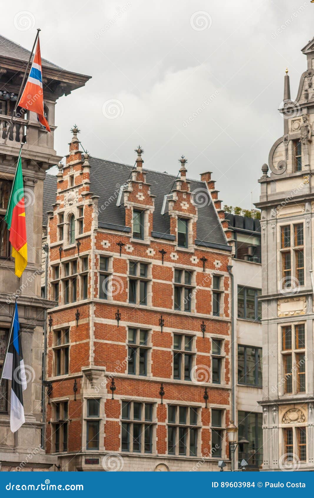 Antwerp Building and Architecture Stock Photo - Image of house ...